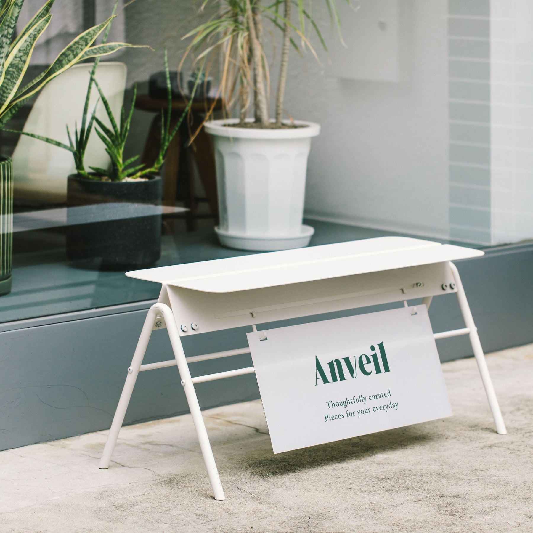 Steel Bench Sign