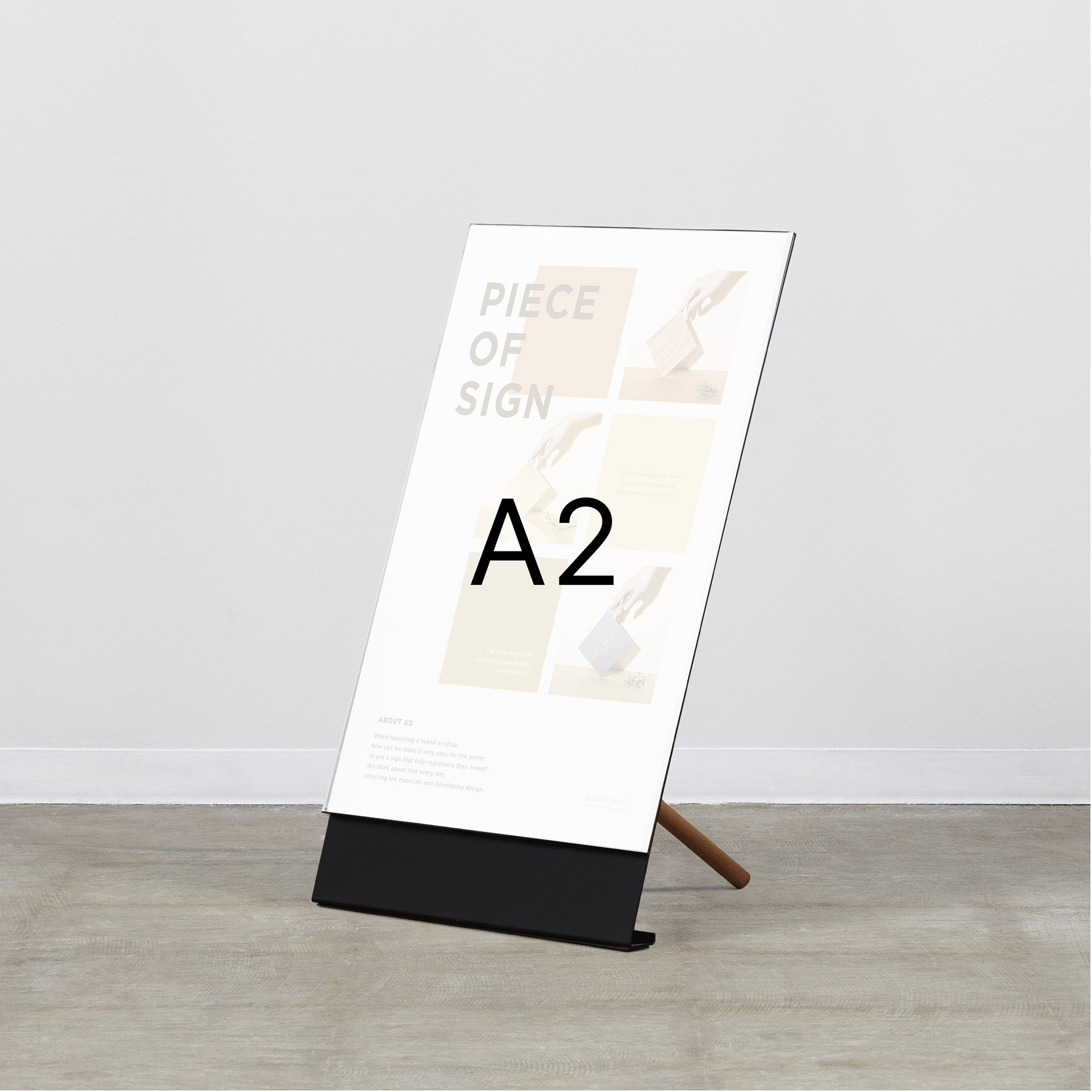 Poster Stand Sign – A2