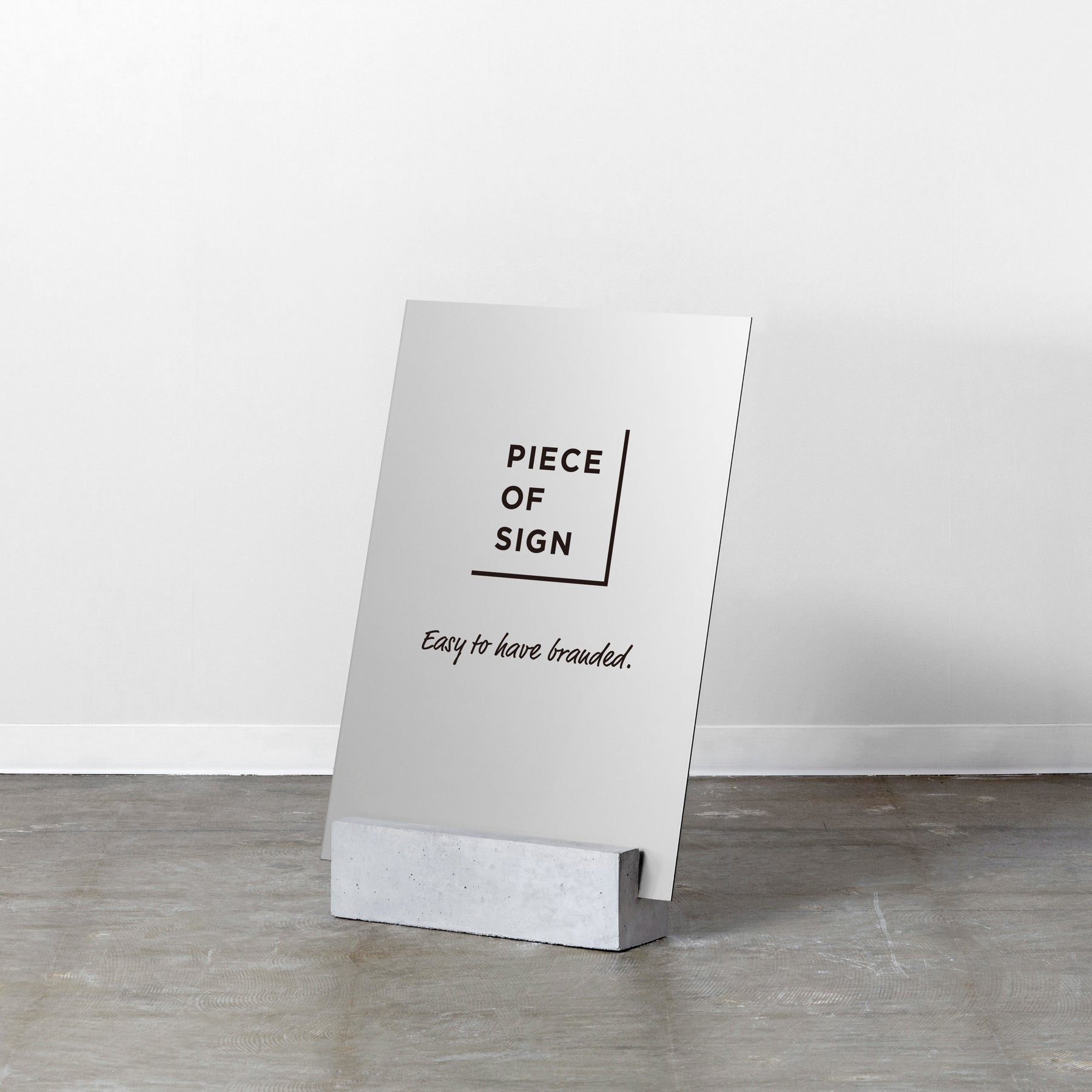 Block & Board Standing Sign - Large