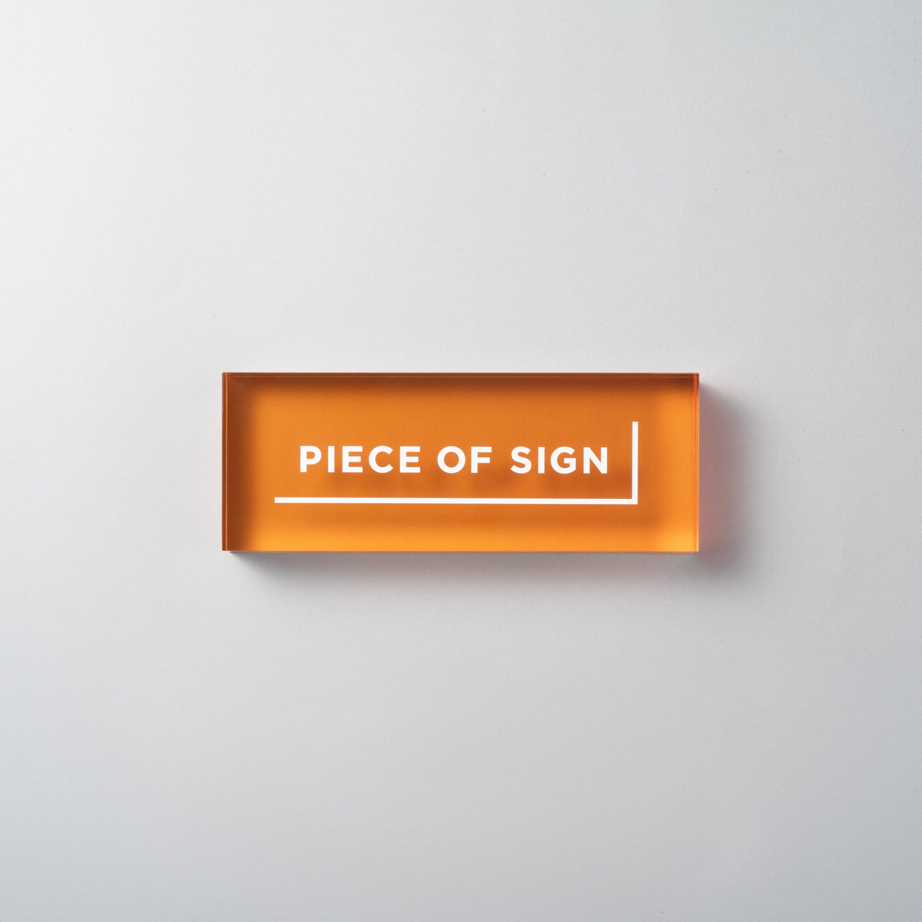 COUNTER / TABLE TOP SIGN - Acrylic Color Printing