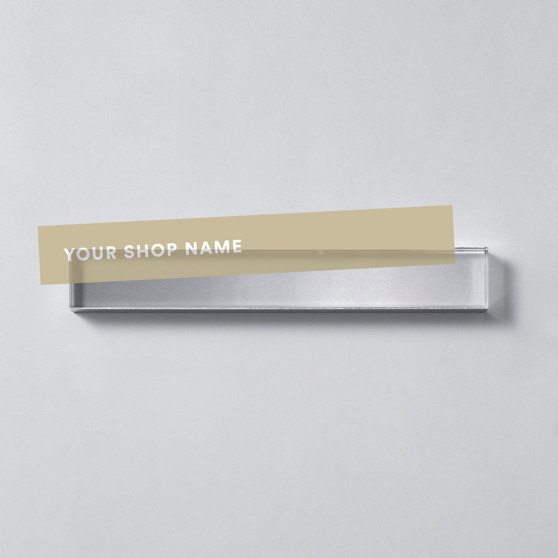 ACRYLIC ROOM PLATE – PAPER TYPE