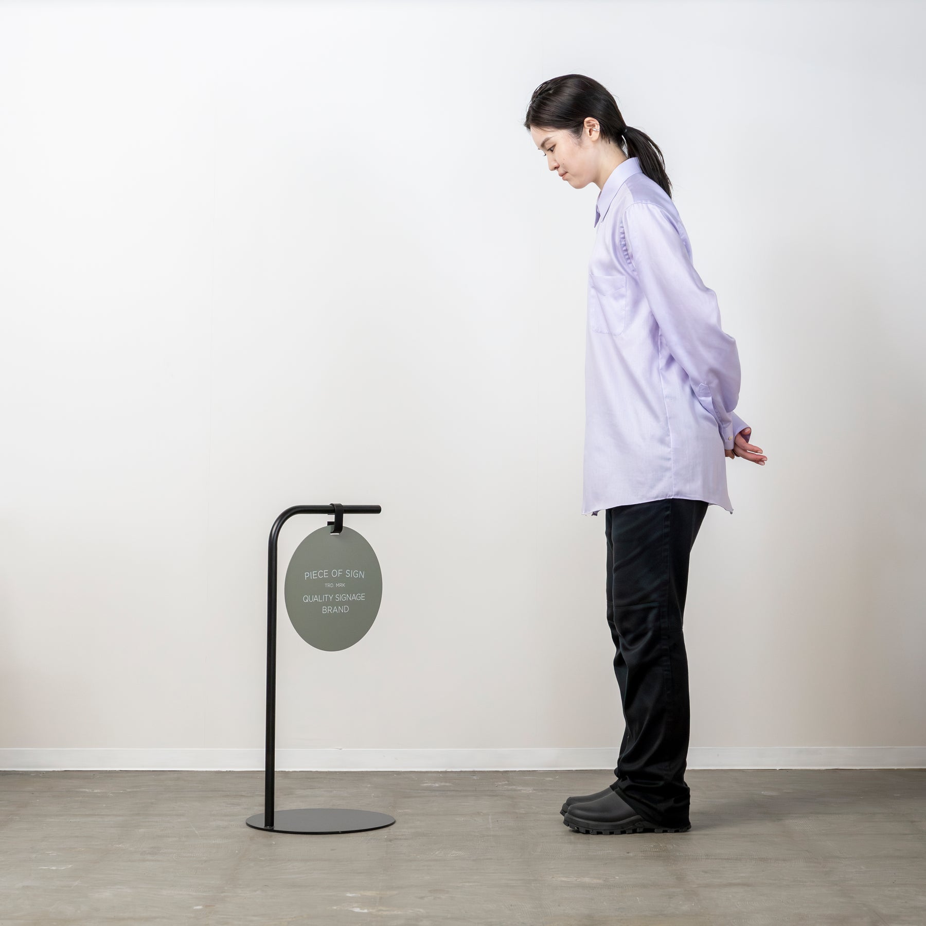 Rounded Sidewalk Sign - 12"