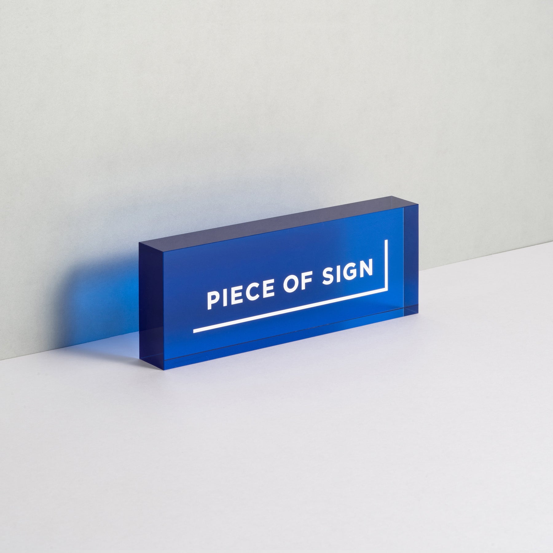 COUNTER / TABLE TOP SIGN - Acrylic Color Printing