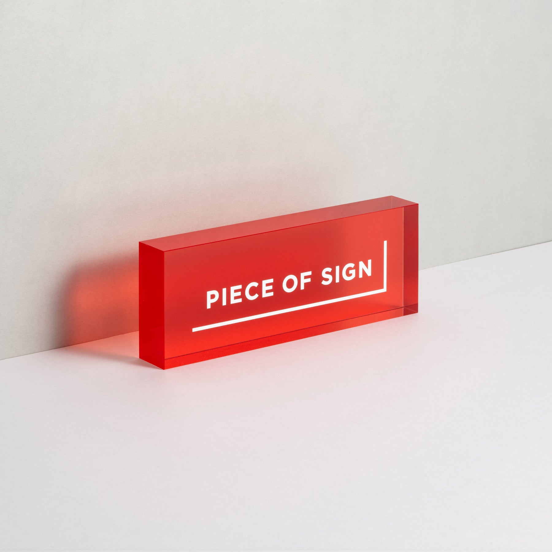 COUNTER / TABLE TOP SIGN - Acrylic Color Printing