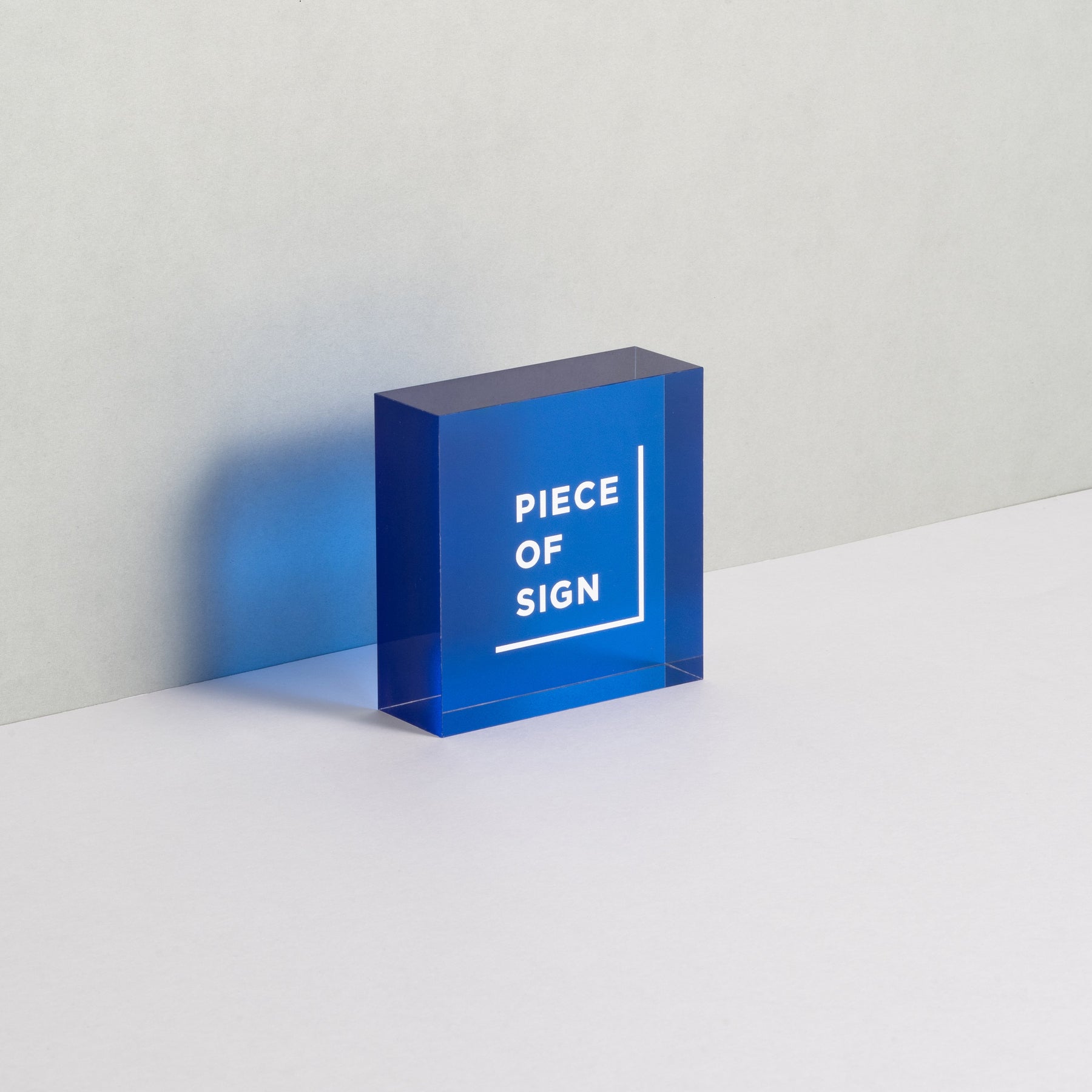 COUNTER / TABLE TOP SIGN - Acrylic Color Printing