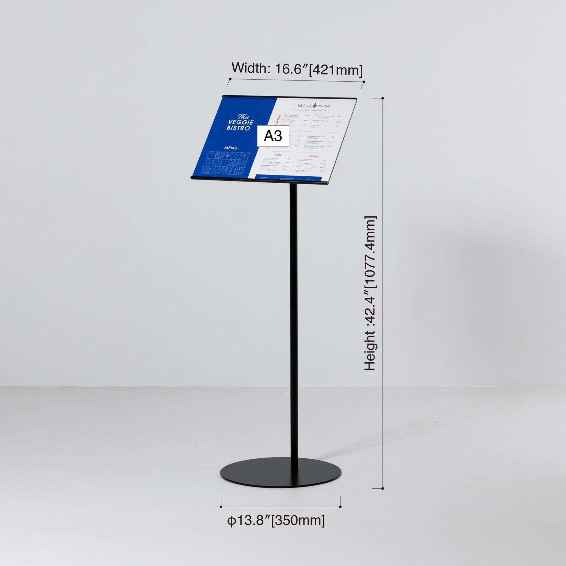 Acrylic Menu Holder Stand – A3 / A4
