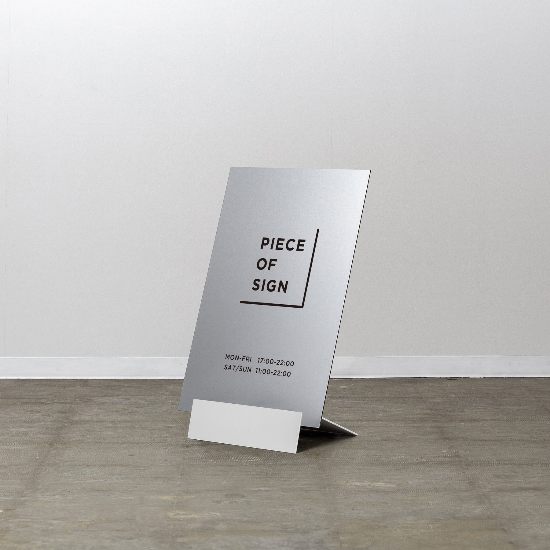 Minimal Base Standing Sign L-SIZE
