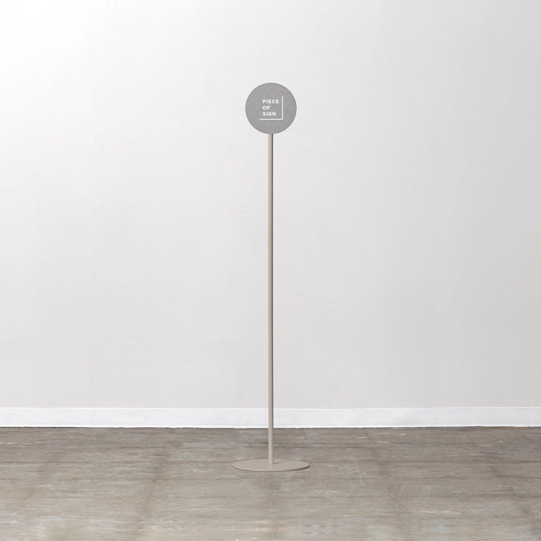 Pole Sign - ASH BEIGE