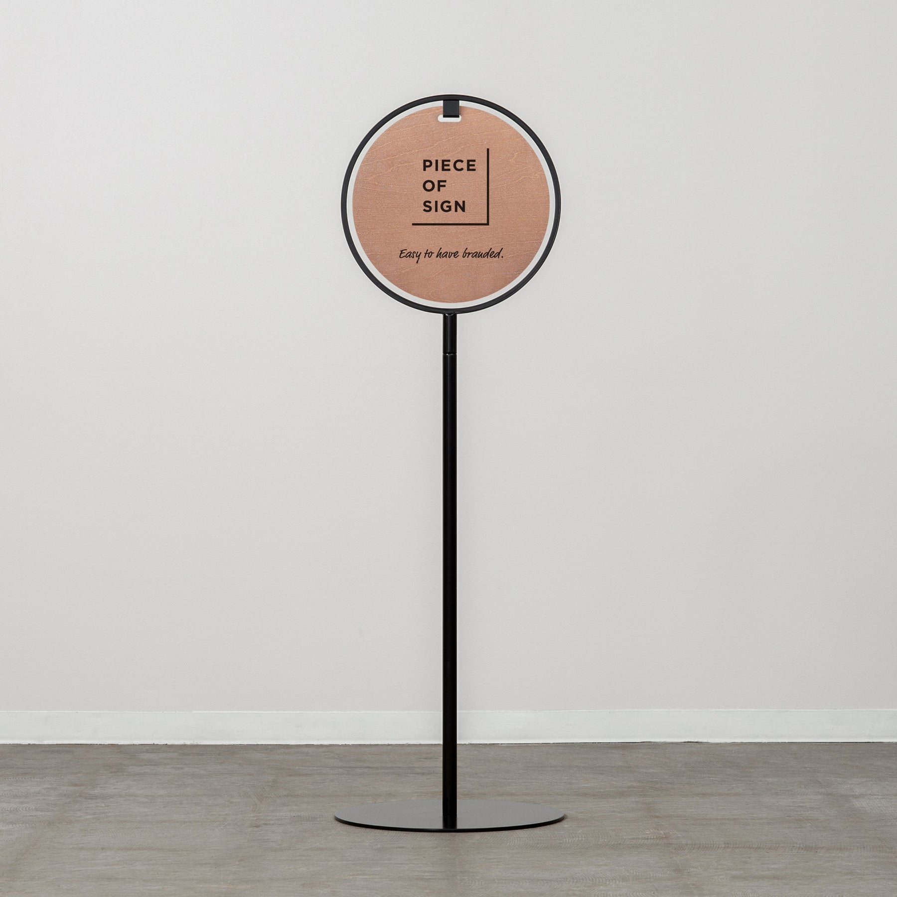 Round Frame Sidewalk Sign