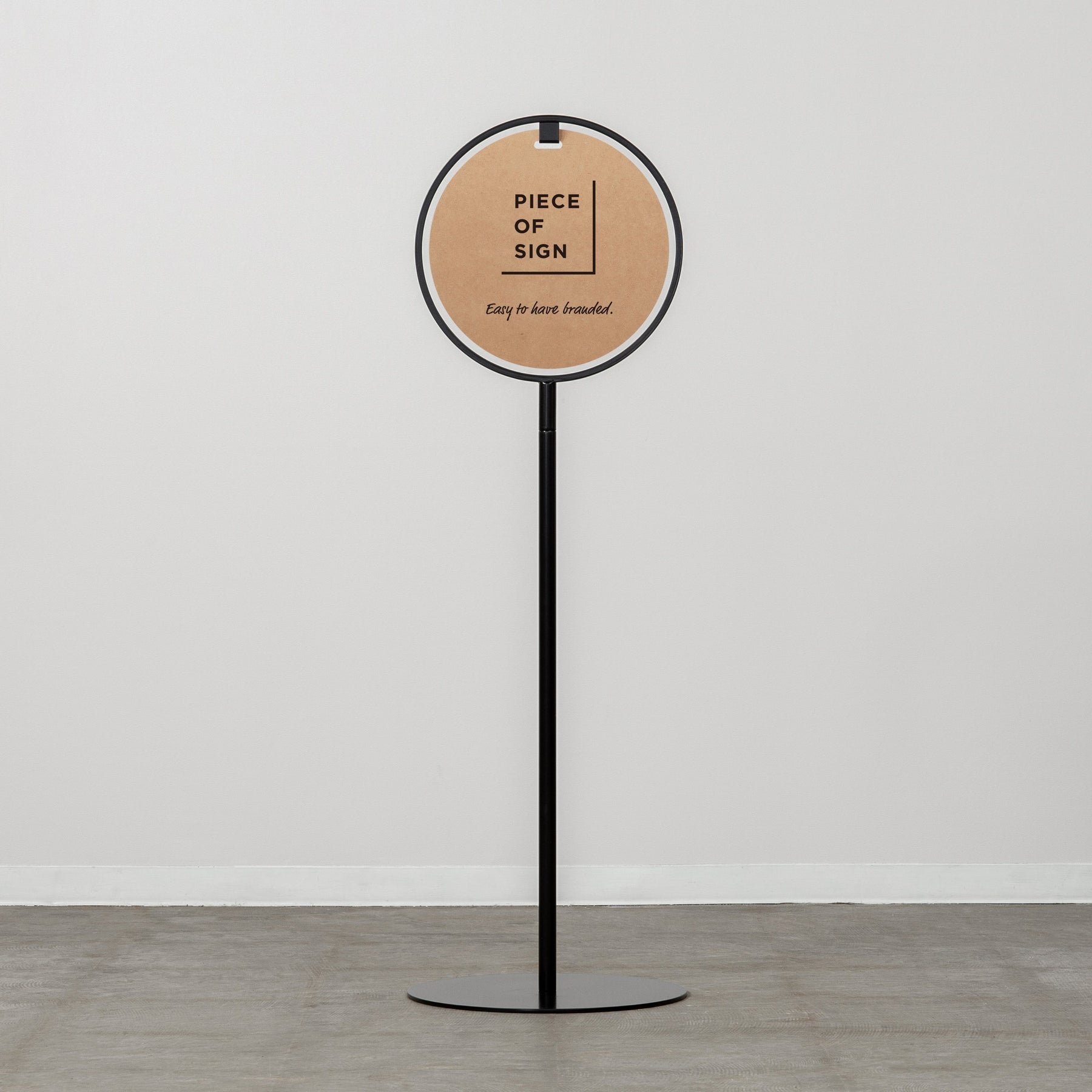 Round Frame Sidewalk Sign