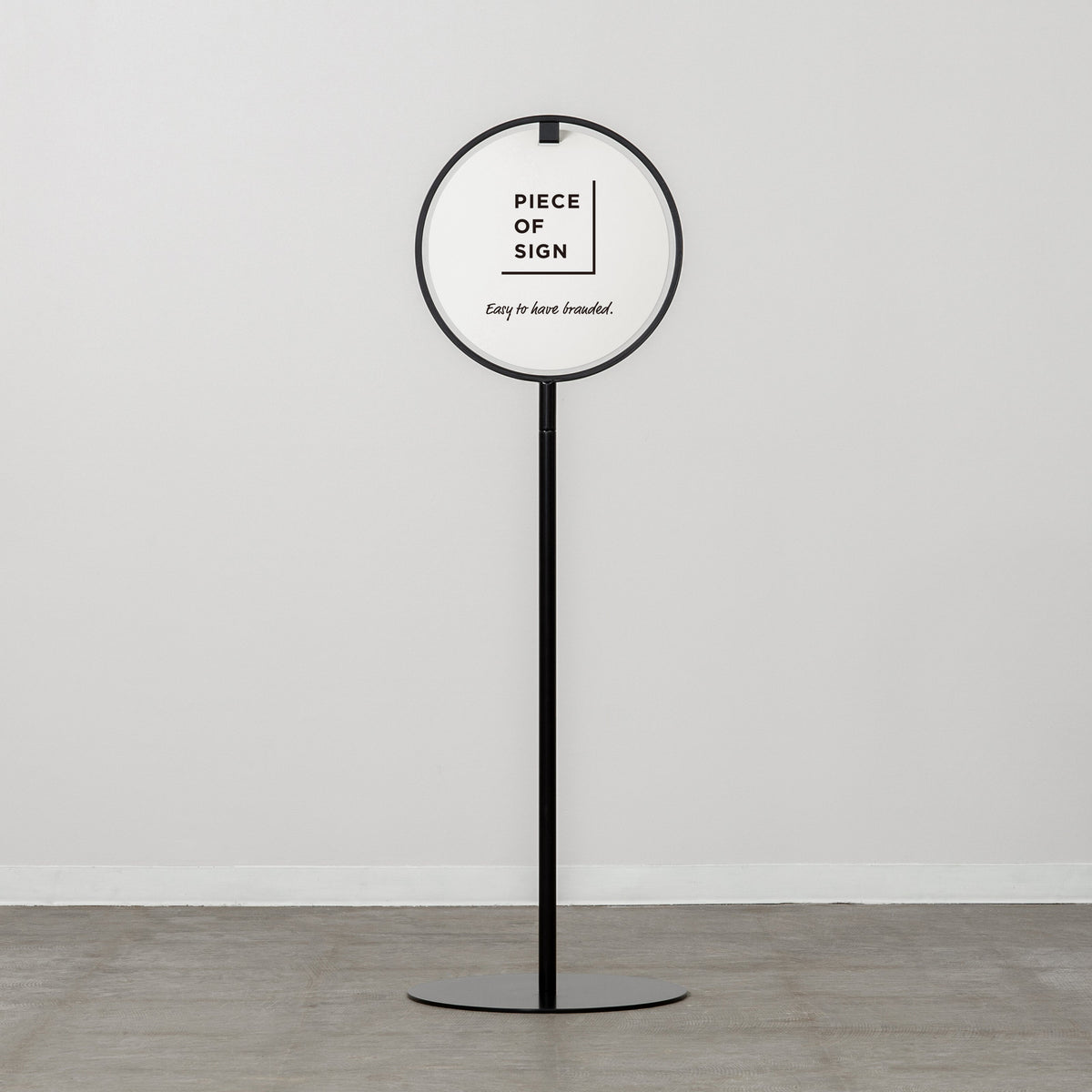 Round Frame Sidewalk Sign