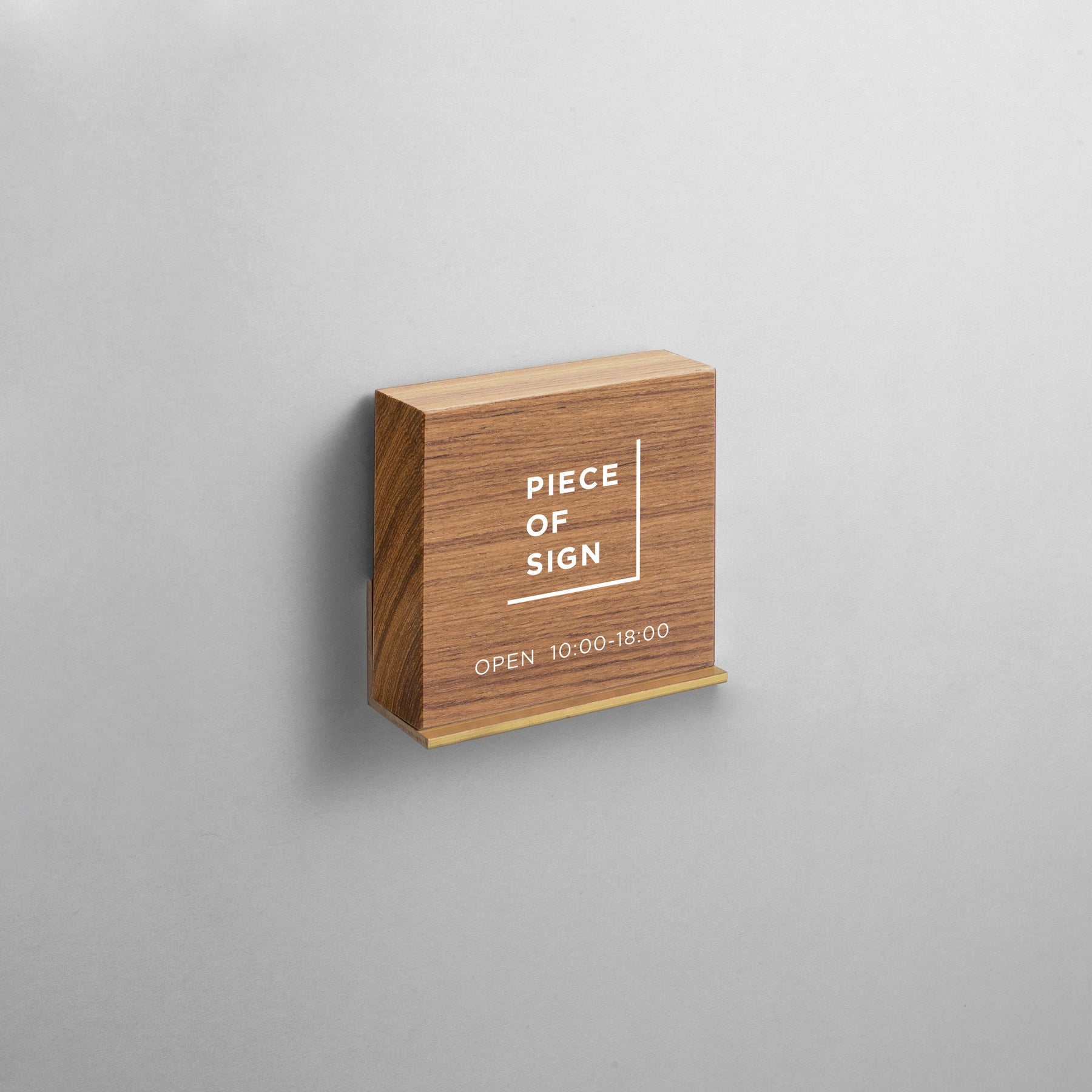 BLOCK + L PARTS WALL SIGN