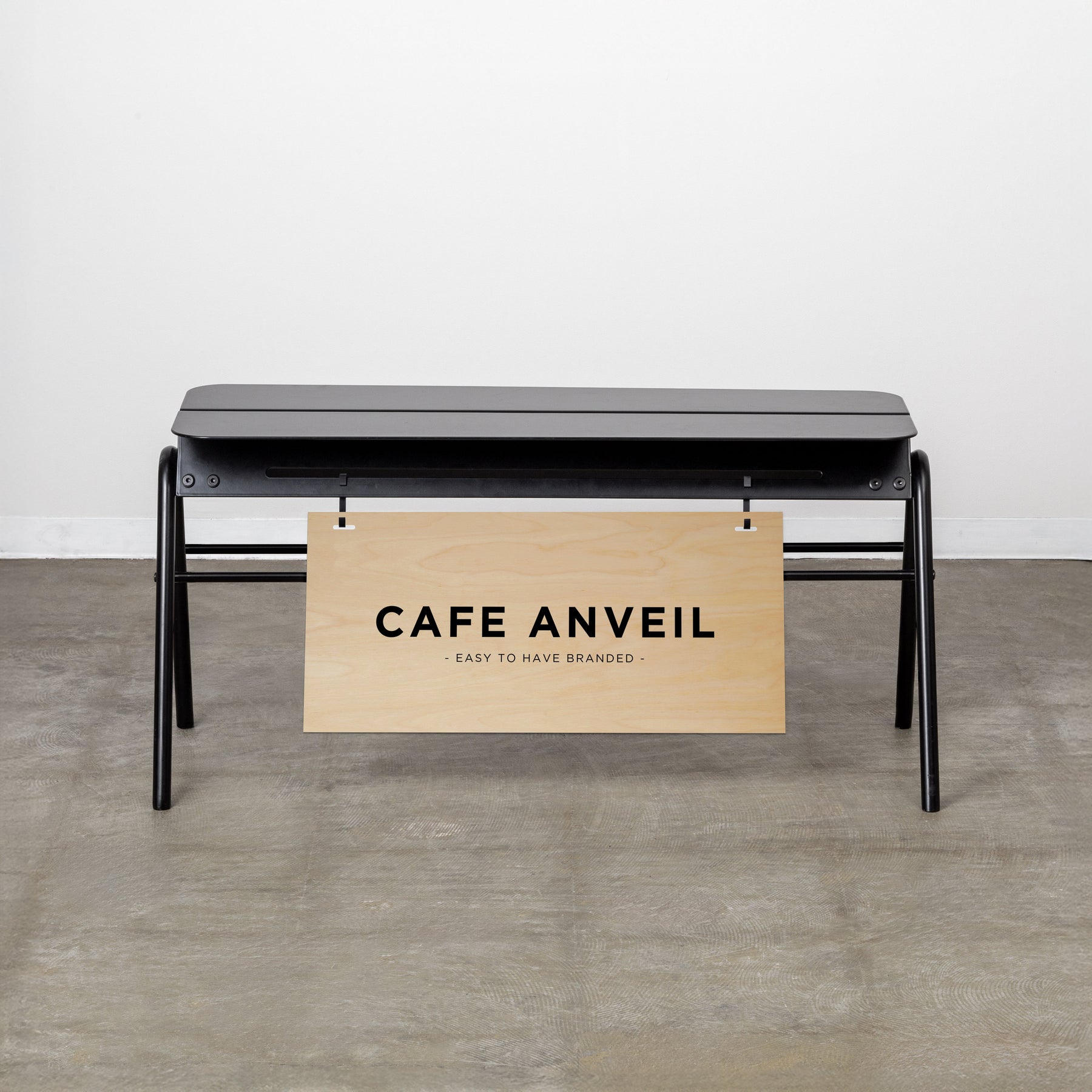 Steel Bench Sign