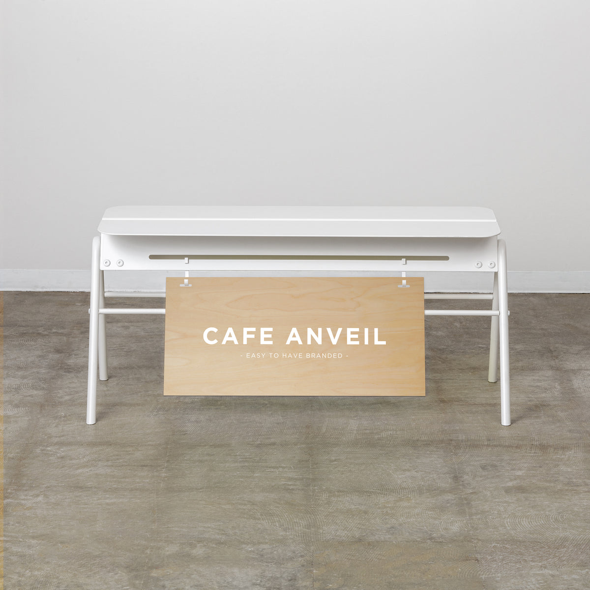 Steel Bench Sign
