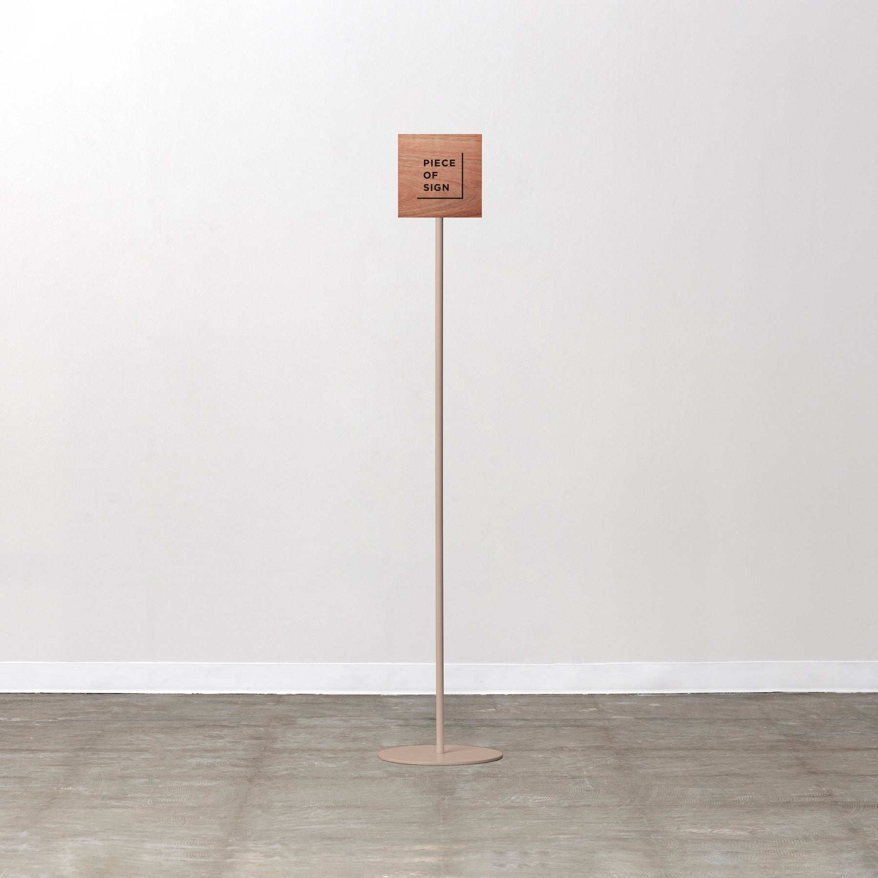 Pole Sign – ASH PINK