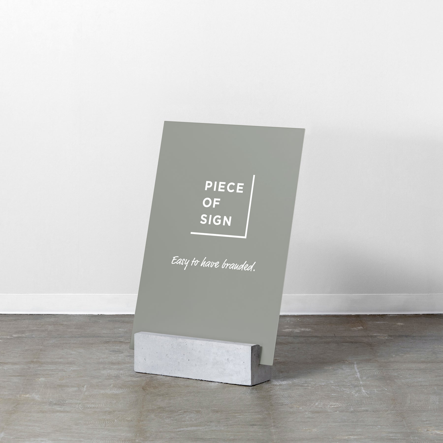 Block & Board Standing Sign - Large