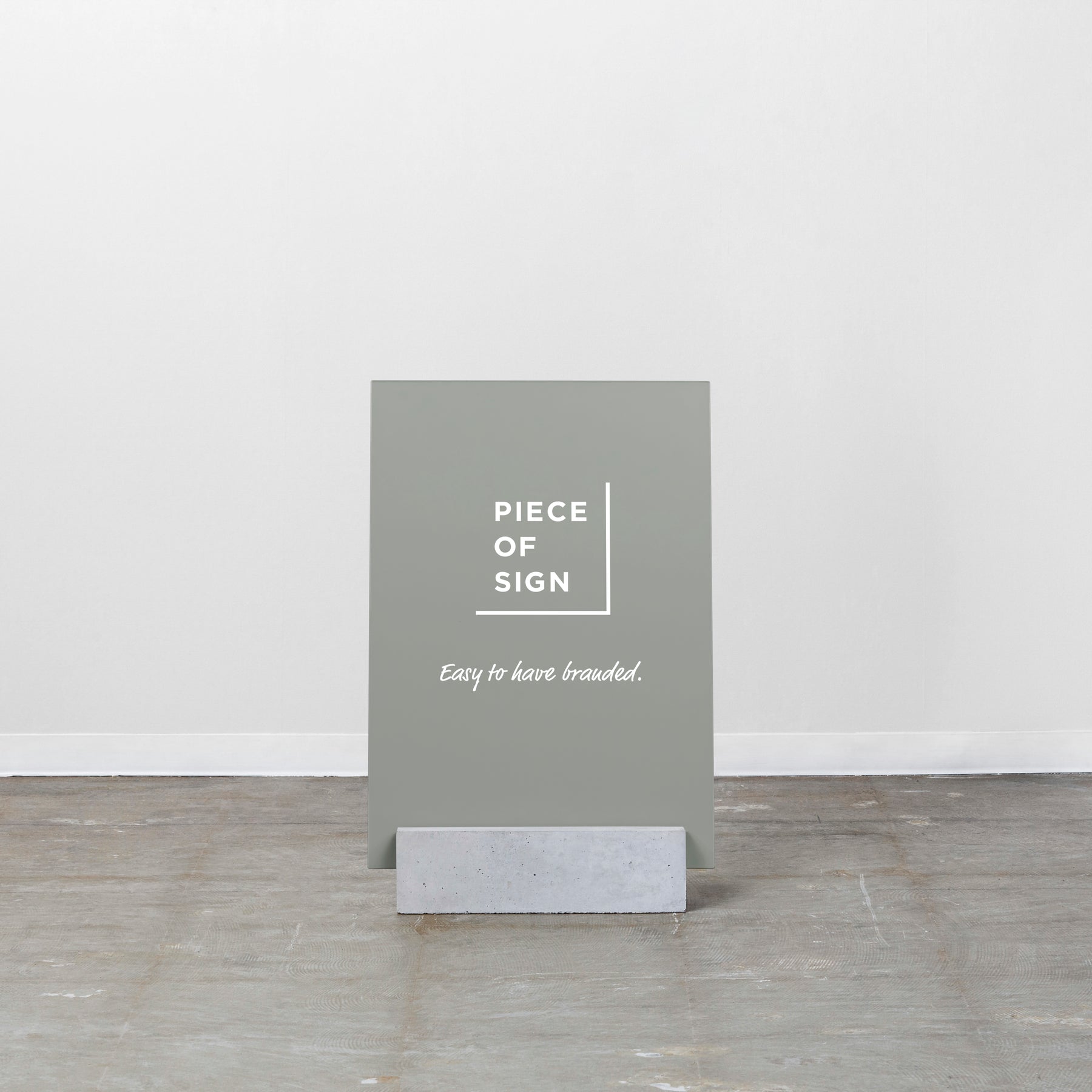 Block & Board Standing Sign - Large