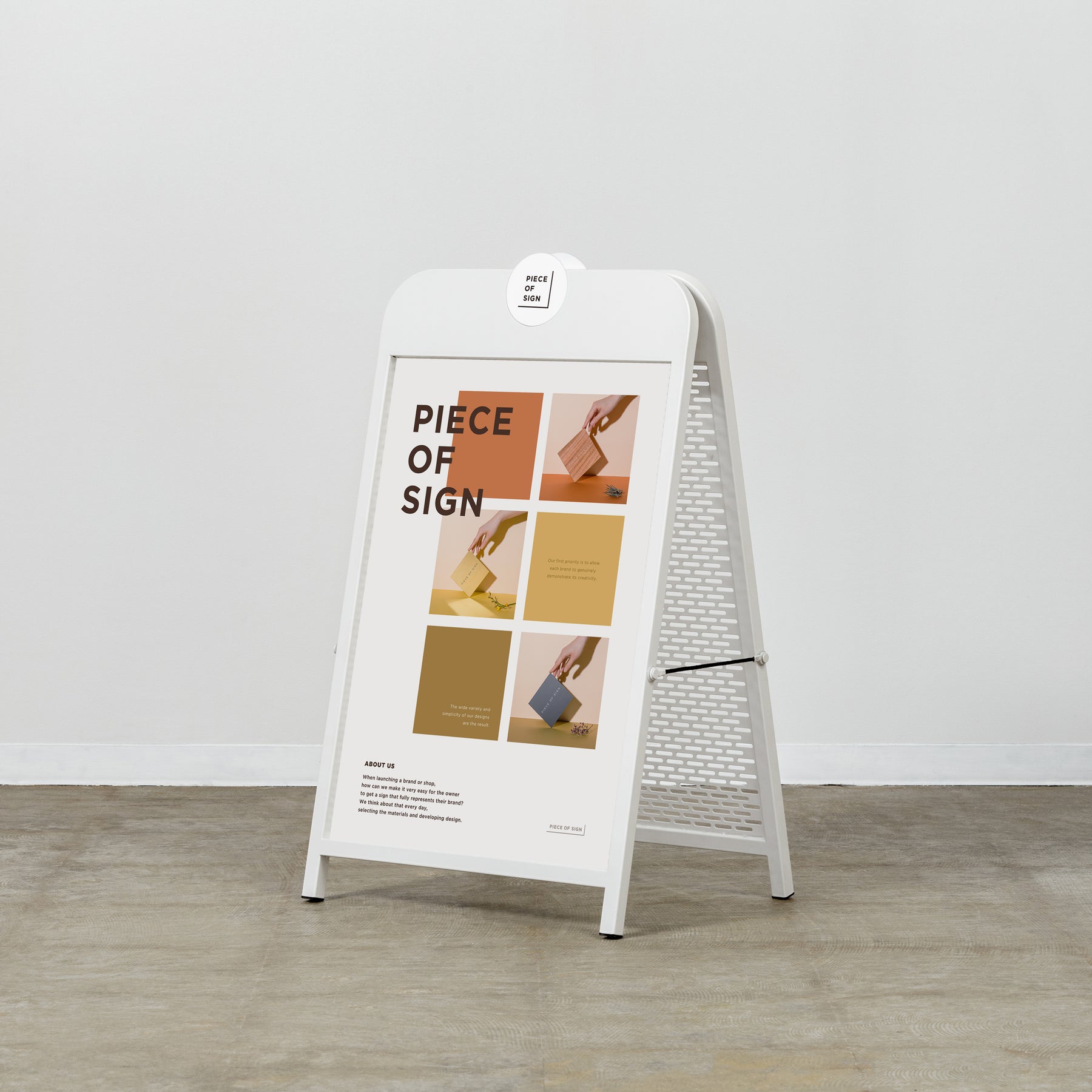 A-Shaped Magnetic Stand Sign - A2