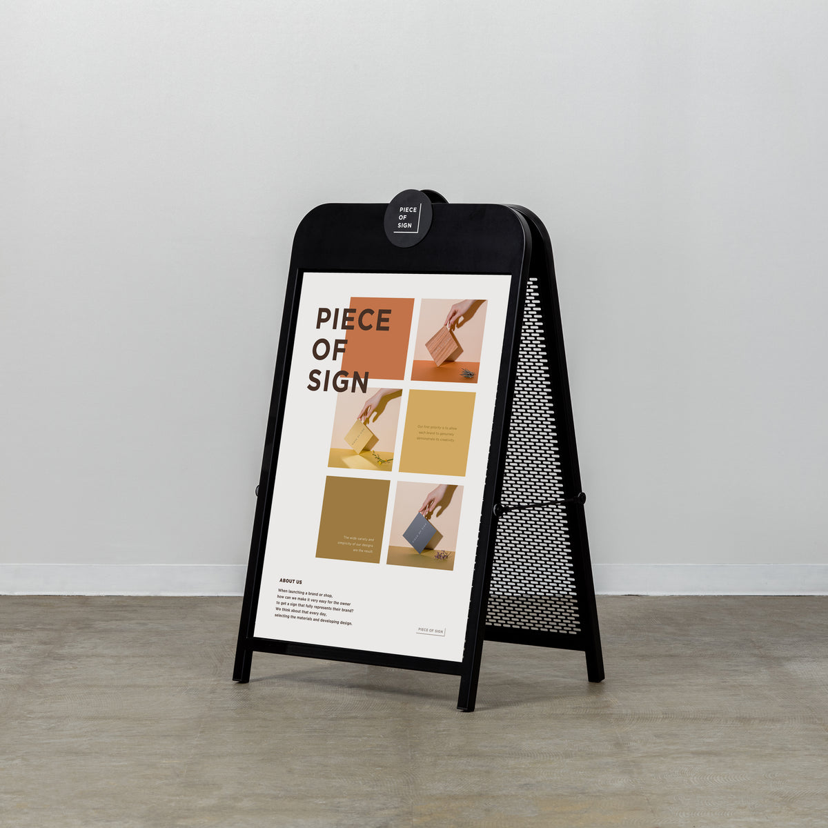 A-Shaped Magnetic Stand Sign - A2