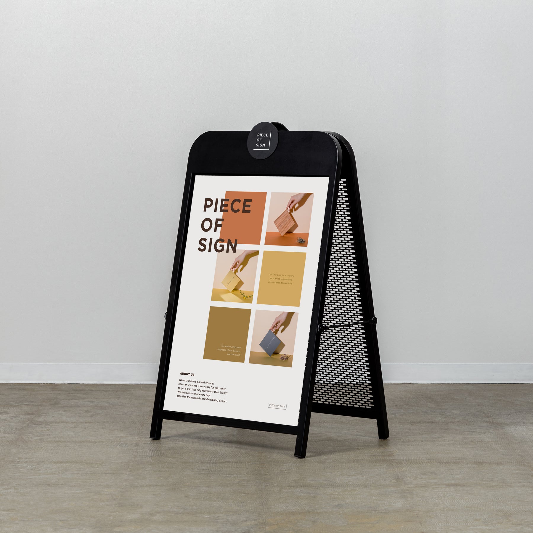 A-Shaped Magnetic Stand Sign - A2