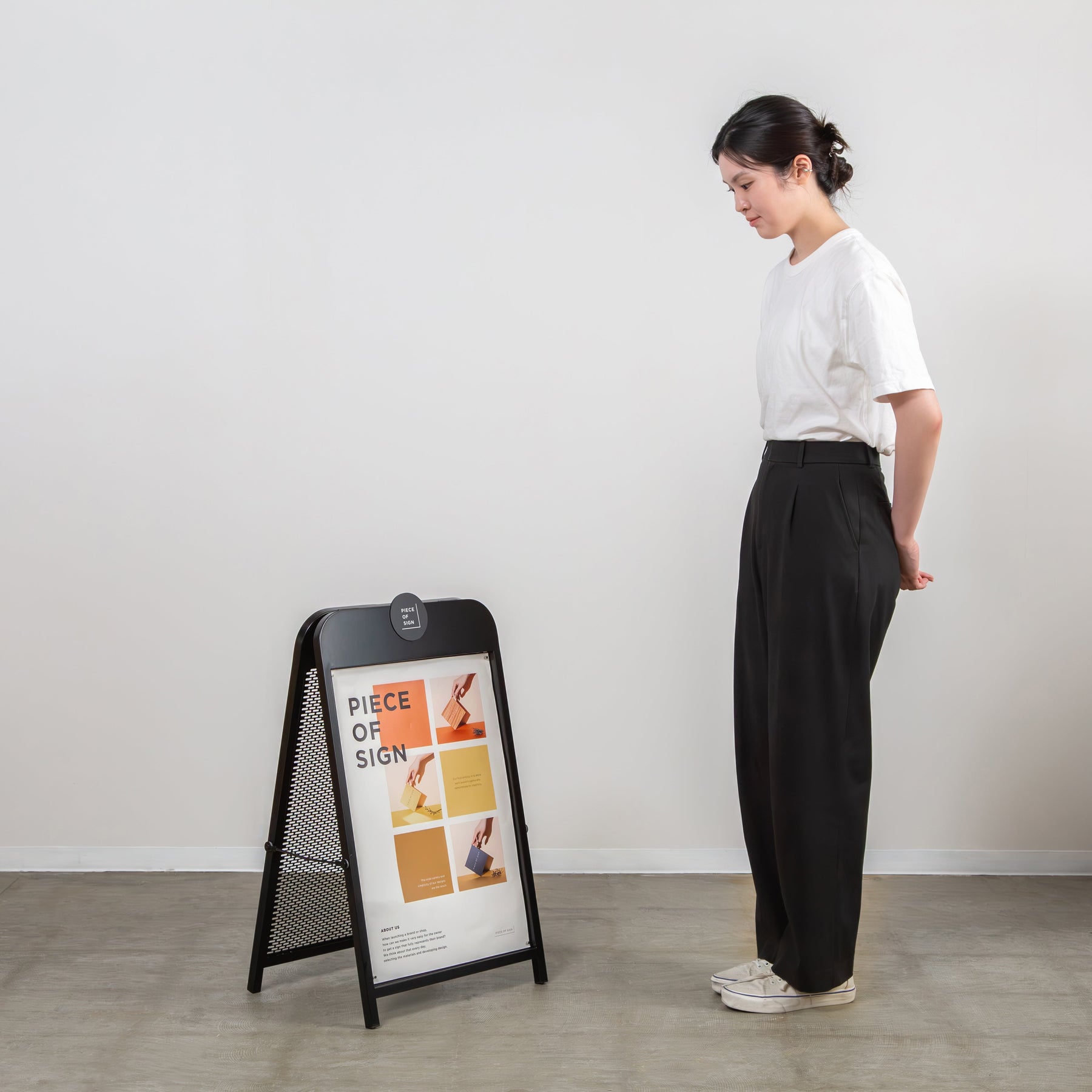 A-Shaped Magnetic Stand Sign - A2