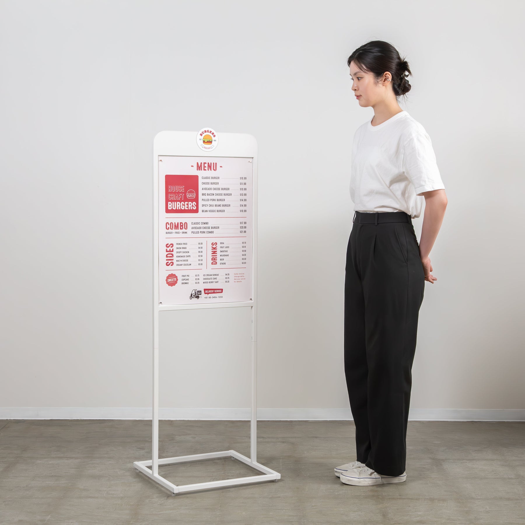 Tower Magnetic Stand Sign - A2