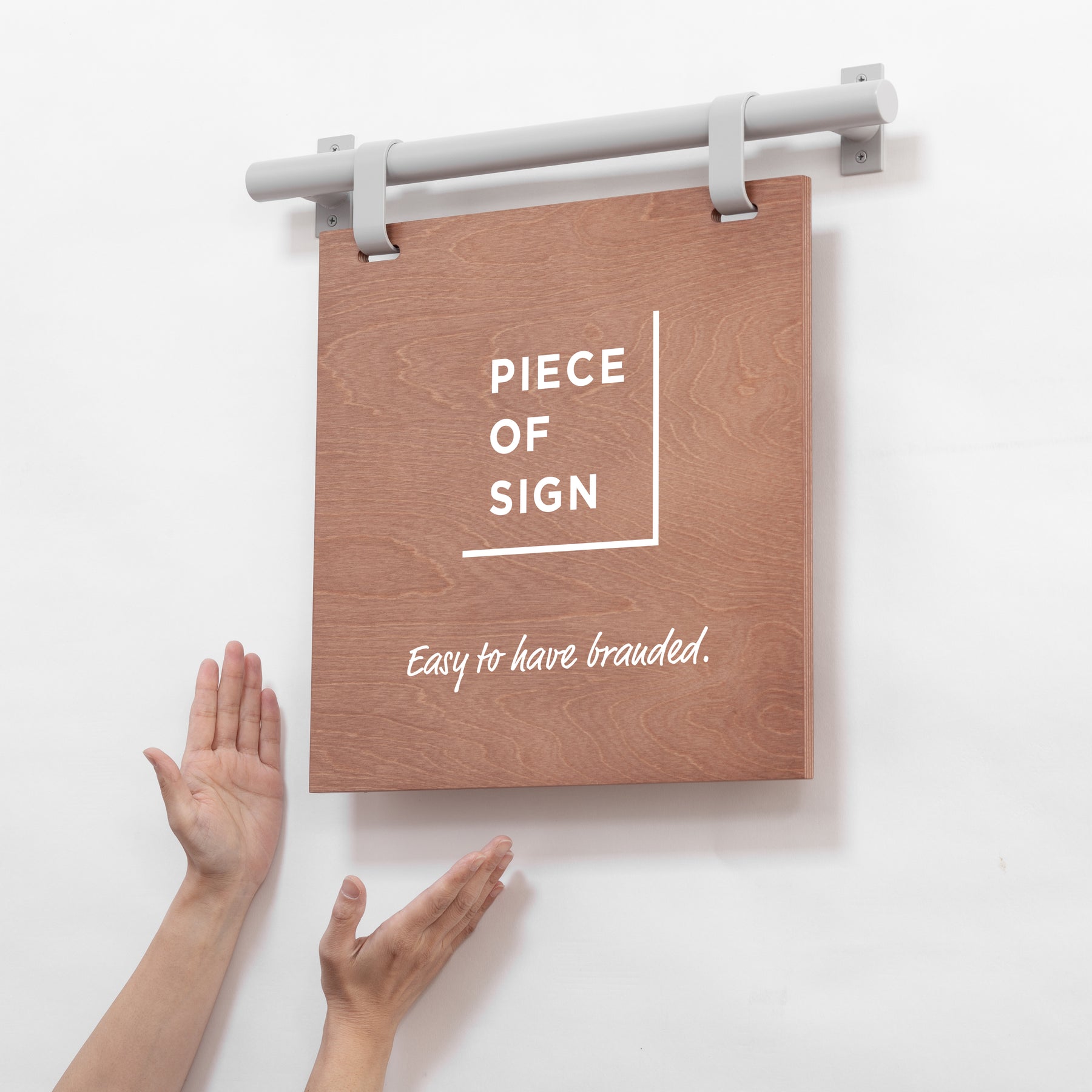 Hanging wall sign - SQUARE - 16" × 16"