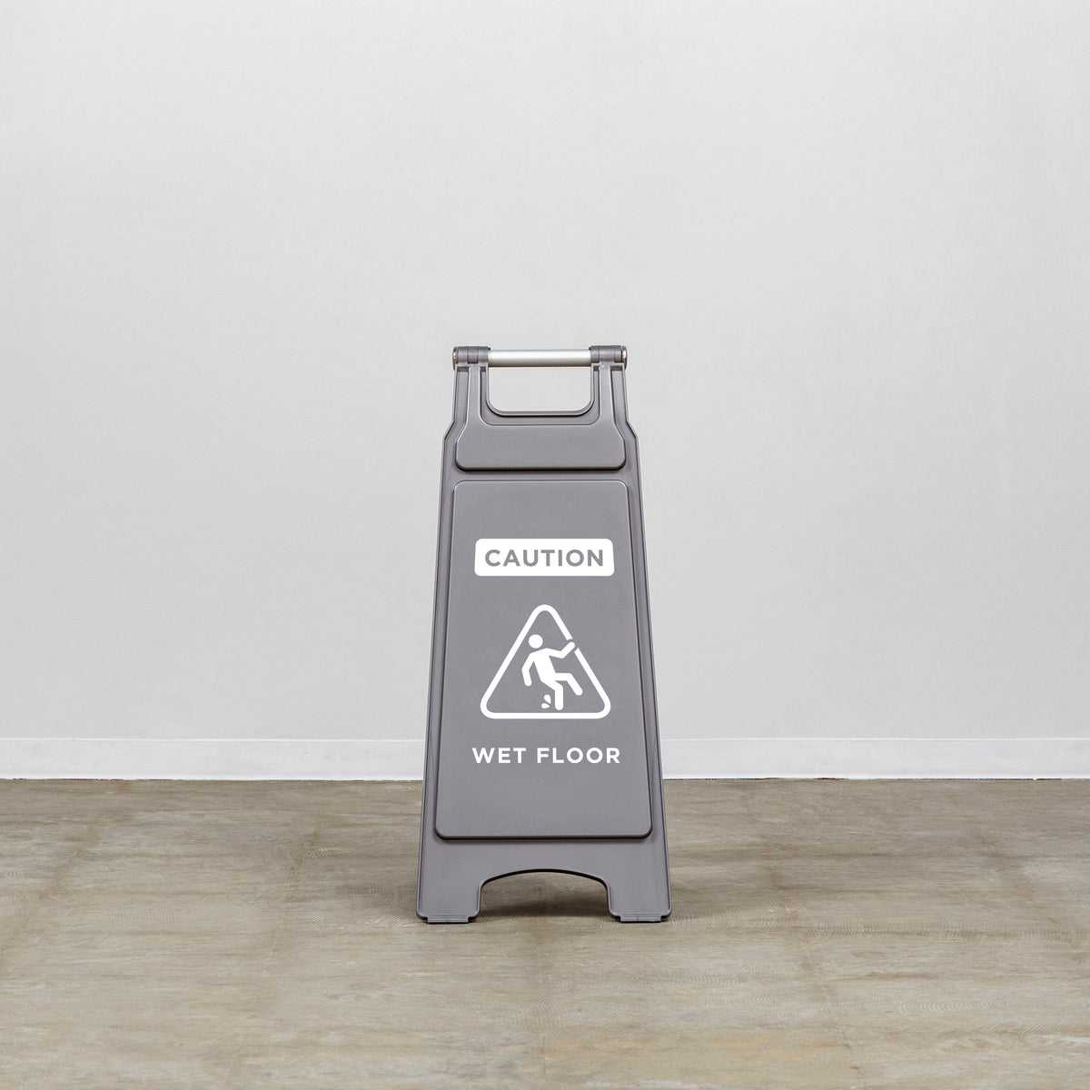 Folding Resin Sign Stand - Gray