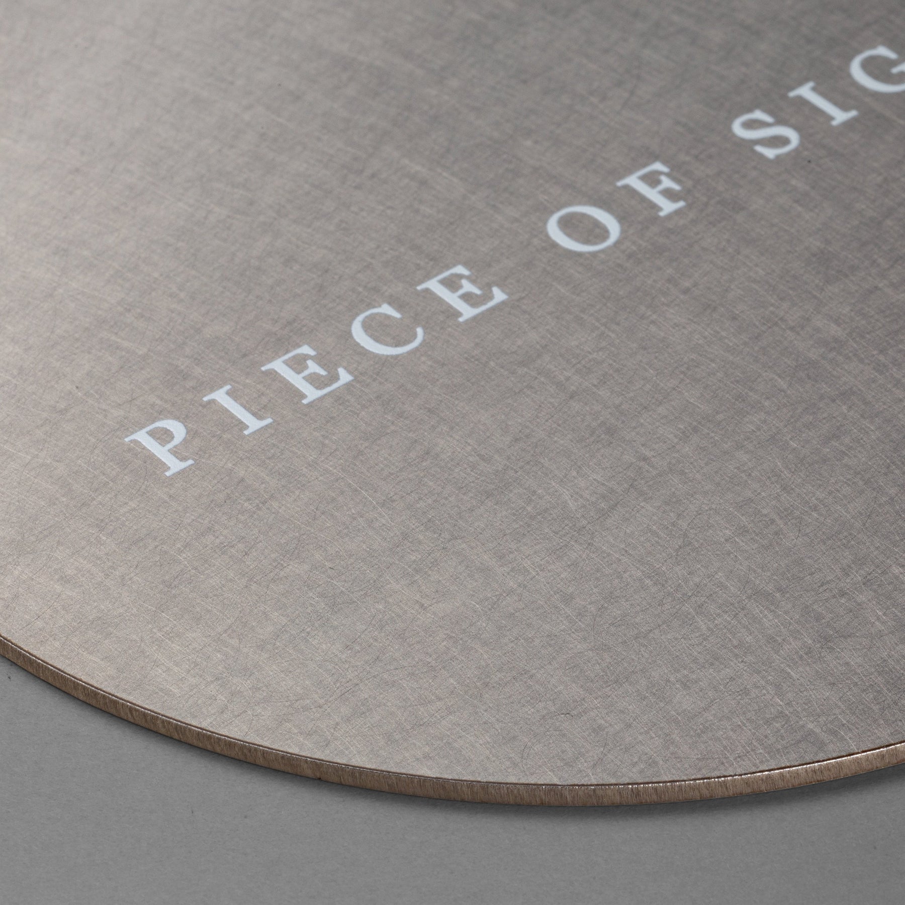 Pole Sign - ASH GREEN