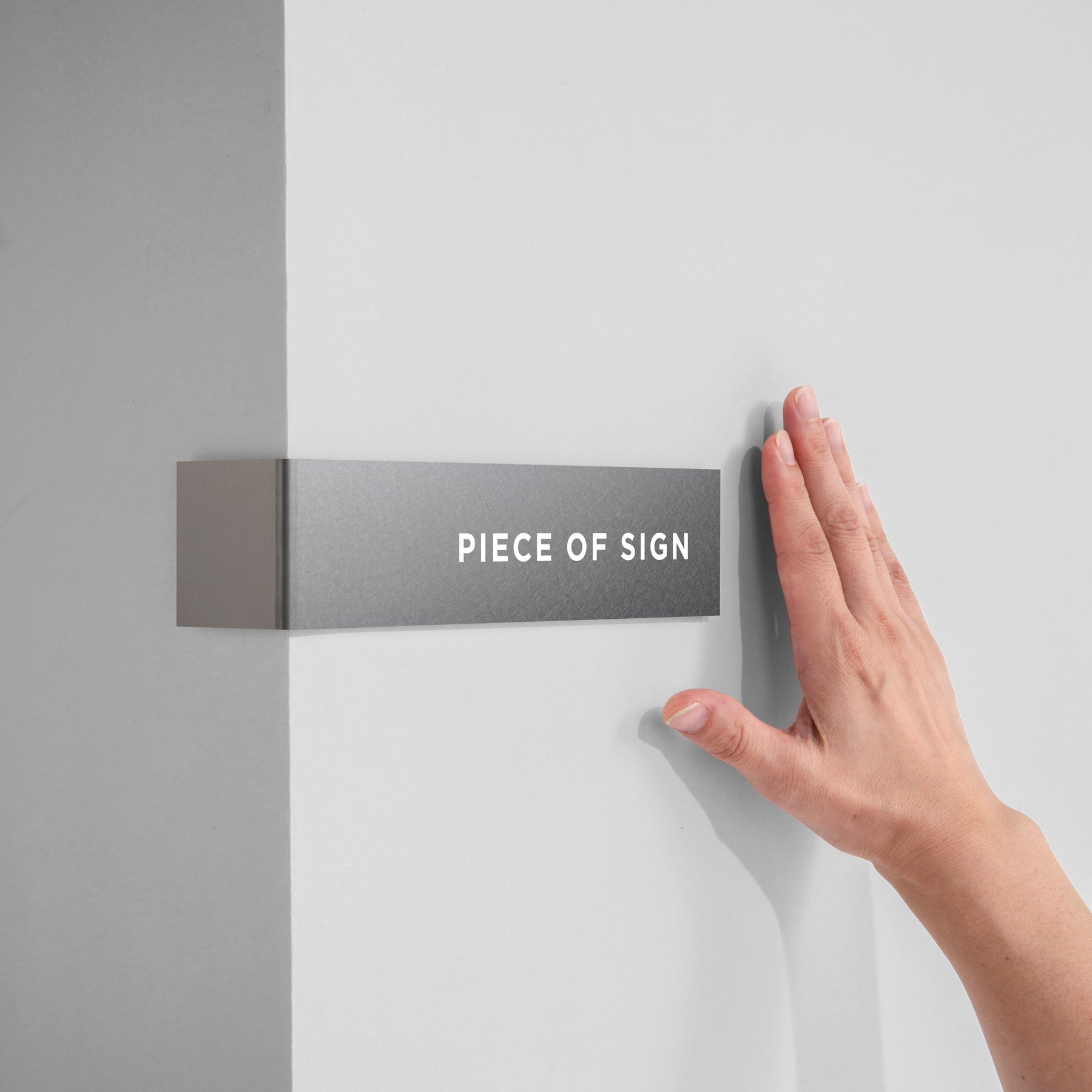 L-SHAPED CORNER SIGN