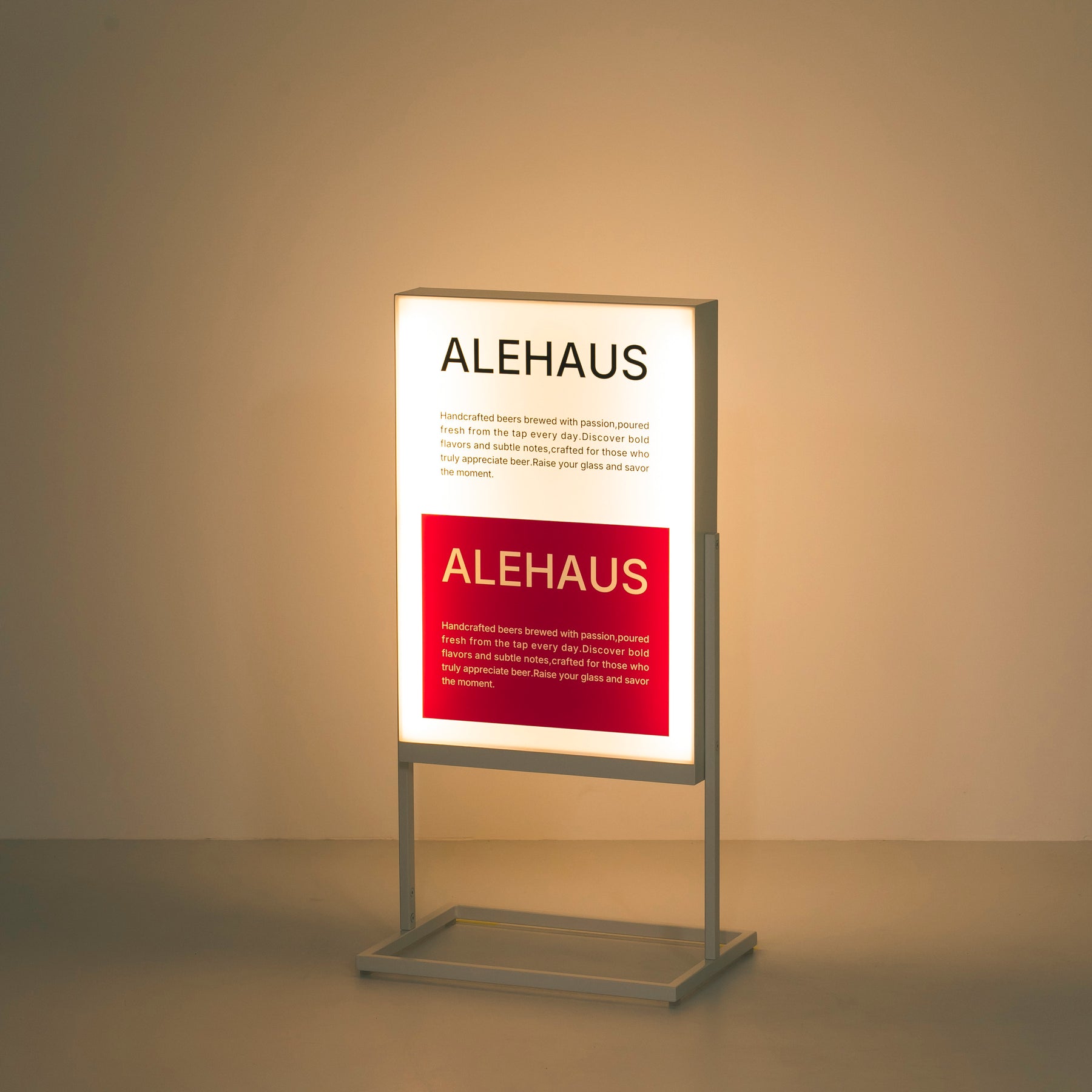 Lightbox Sign － Large