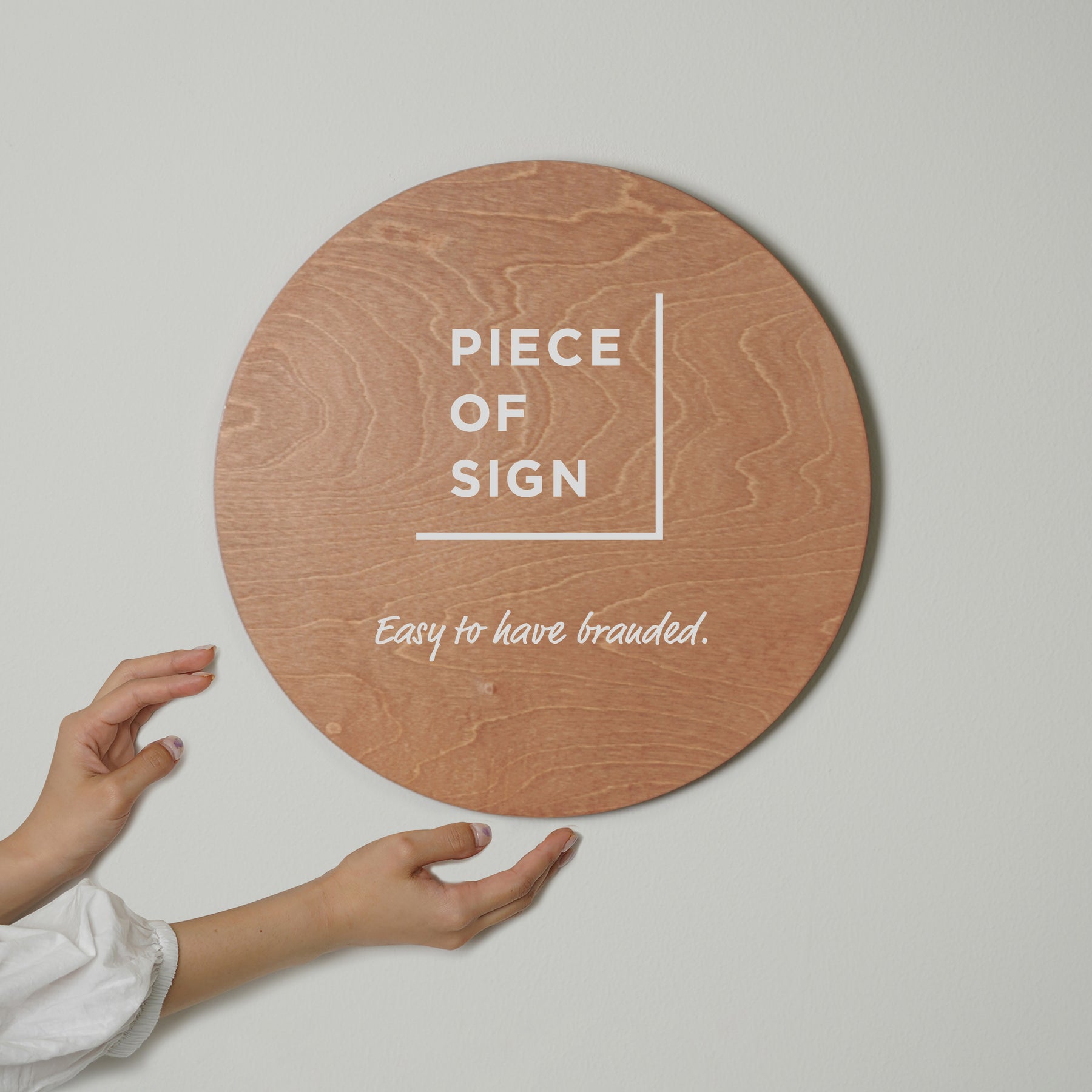 FLAT PLATE WALL SIGN