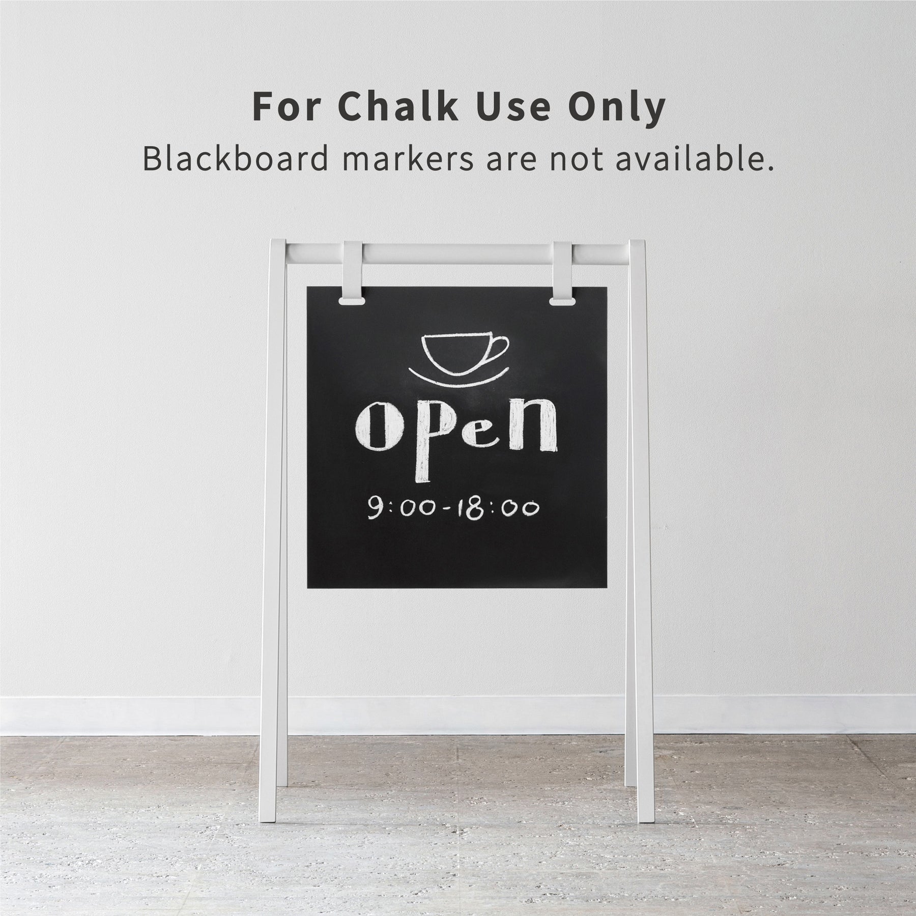 A-Frame Sidewalk Sign – 16" × 16"