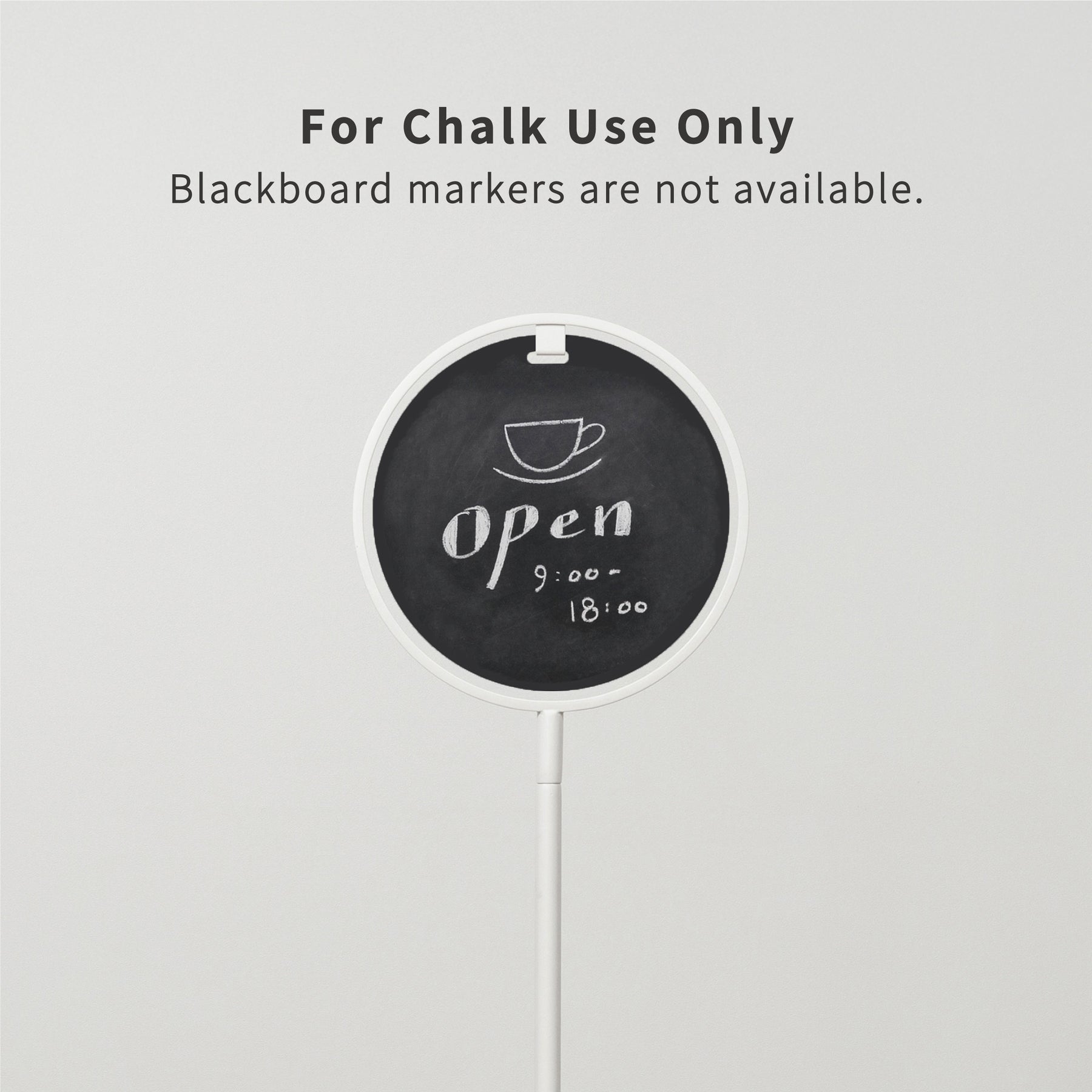 Round Frame Sidewalk Sign