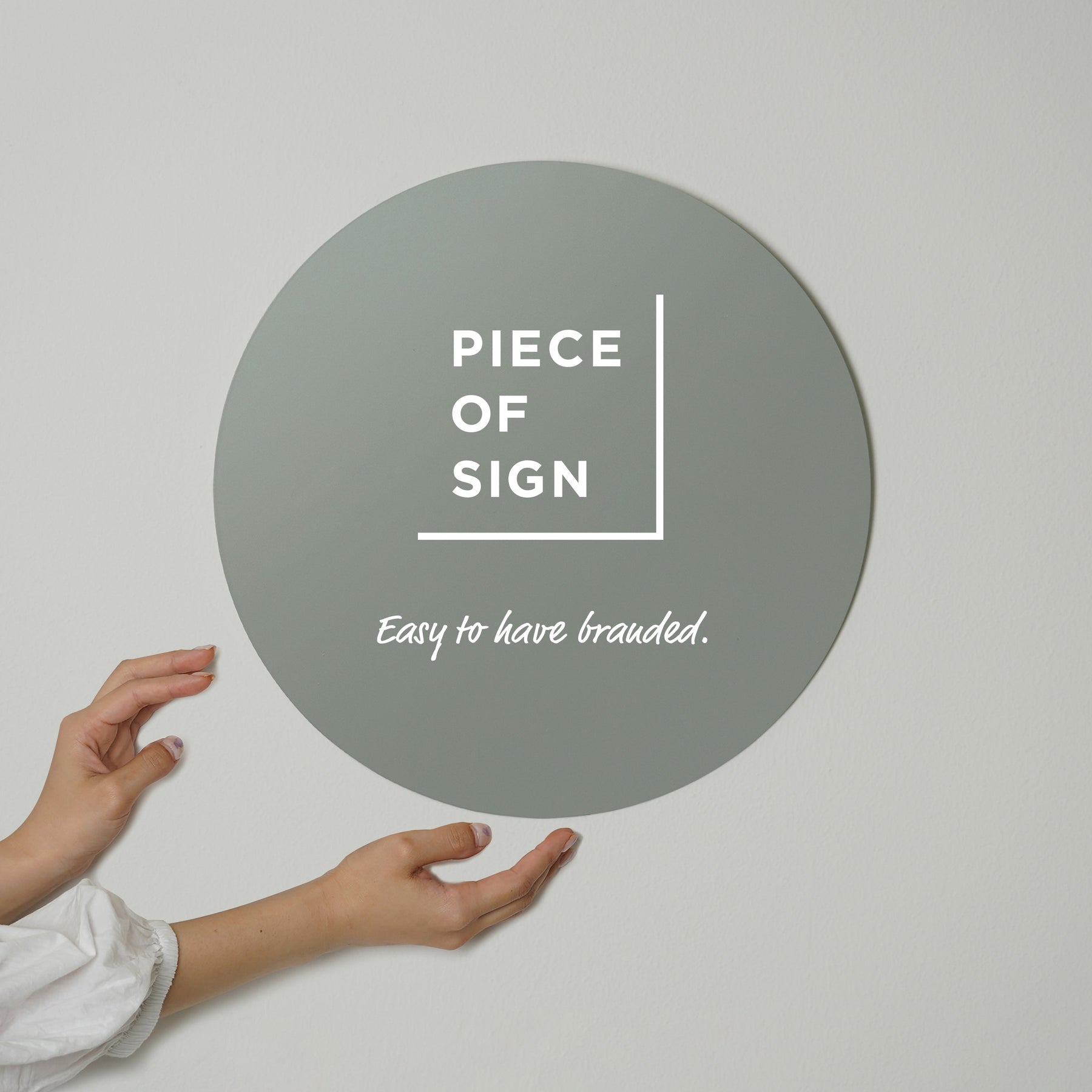 FLAT PLATE WALL SIGN