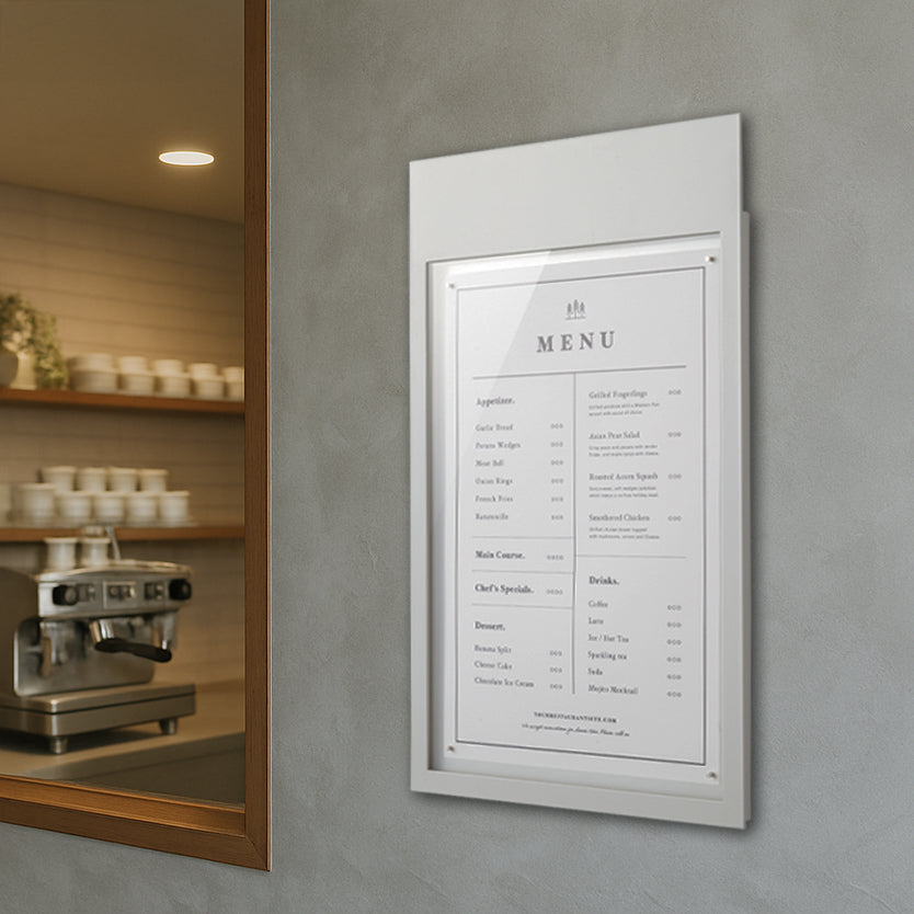 MENU BOX WALLSIGN
