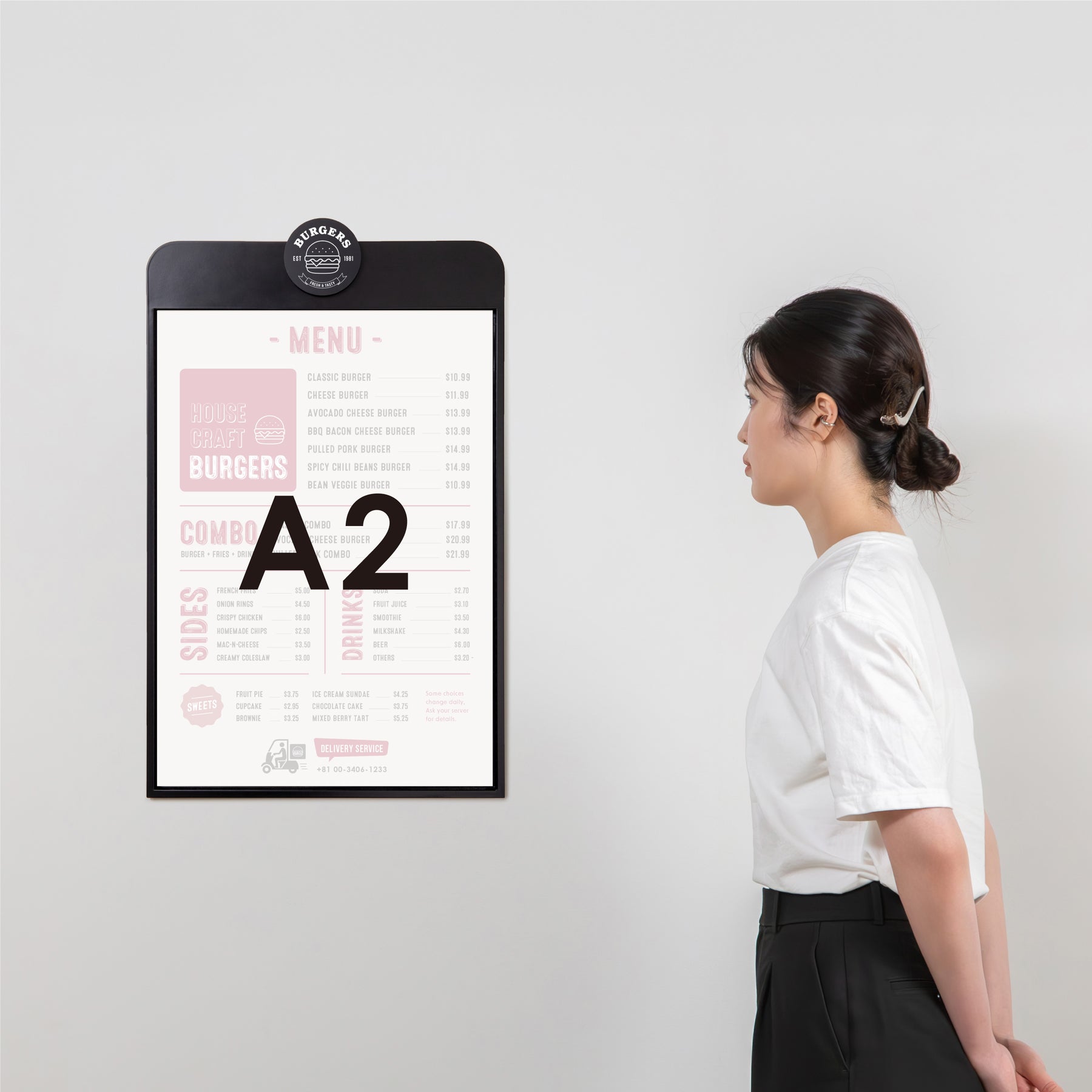 Magnetic Wall Sign - A2