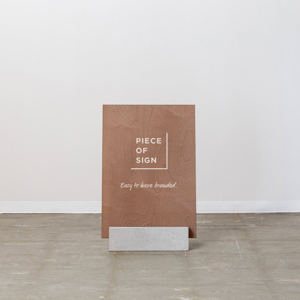 Block & Board Sidewalk Sign L-SIZE