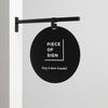 Projecting Hanging Sign - ROUND - 16"