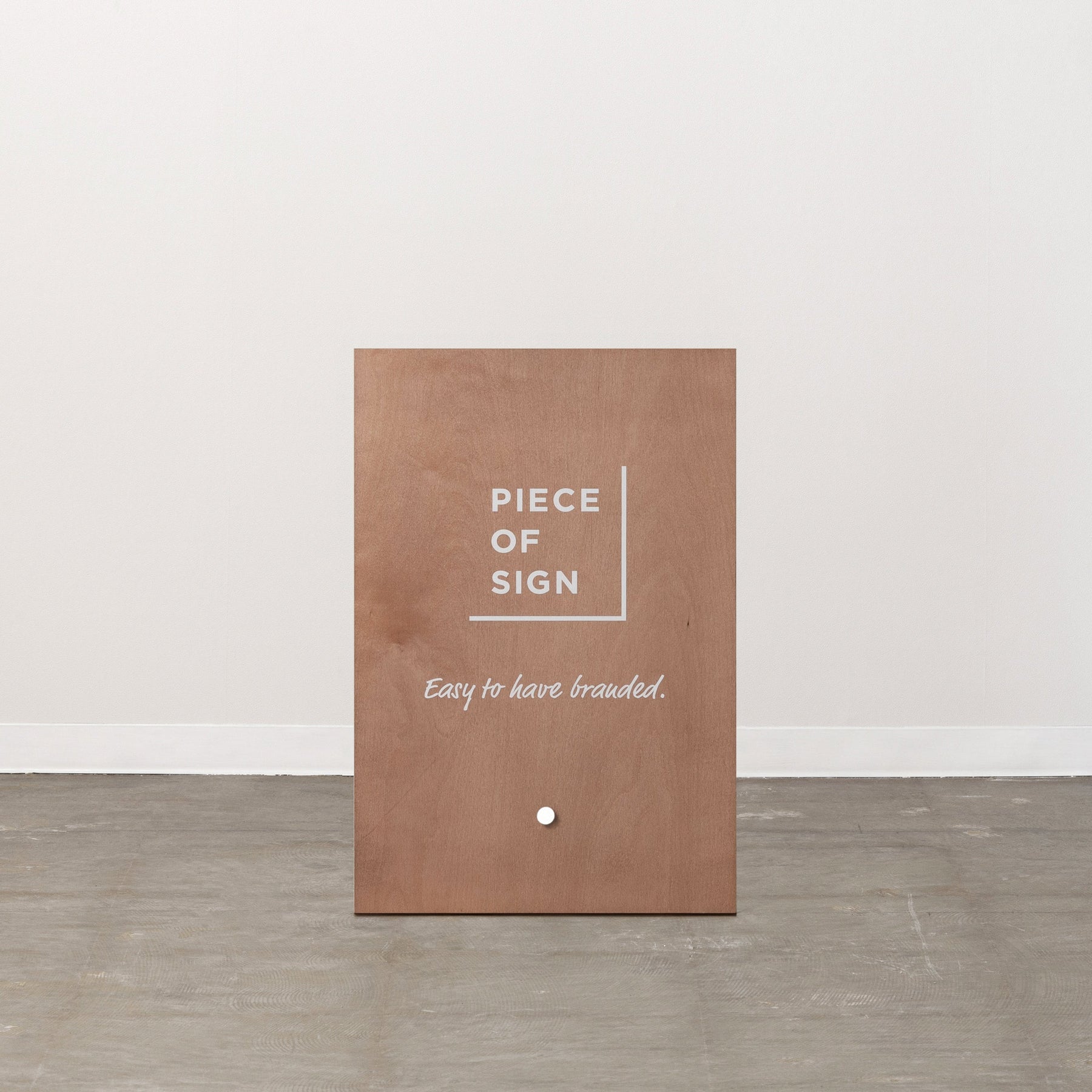 Stick & Board Standing Sign