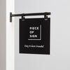 Projecting Hanging Sign - SQUARE - 16" × 16"
