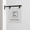 Projecting Hanging Sign - SQUARE - 16" × 16"