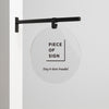 Projecting Hanging Sign - ROUND - 16"