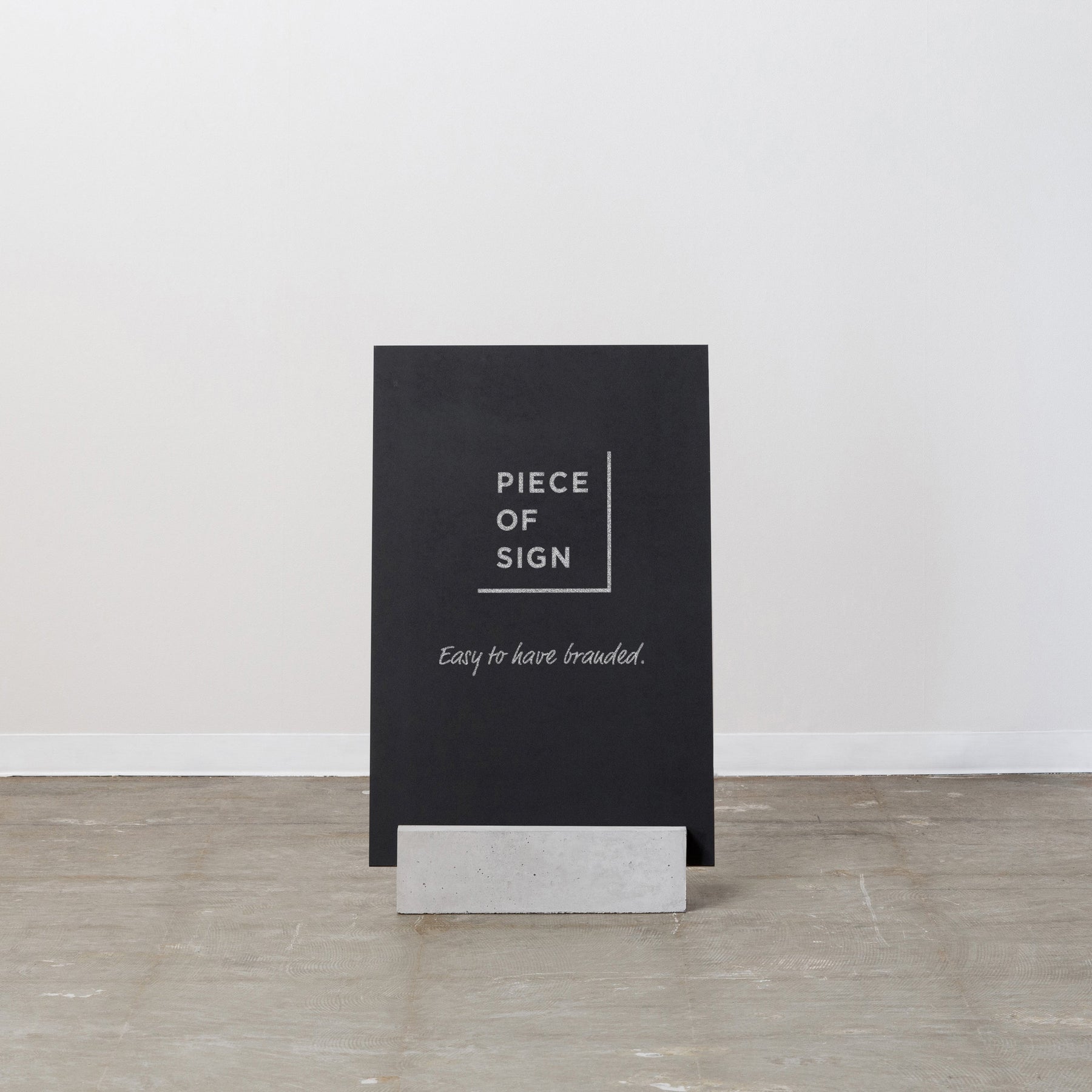 Block & Board Standing Sign - Large