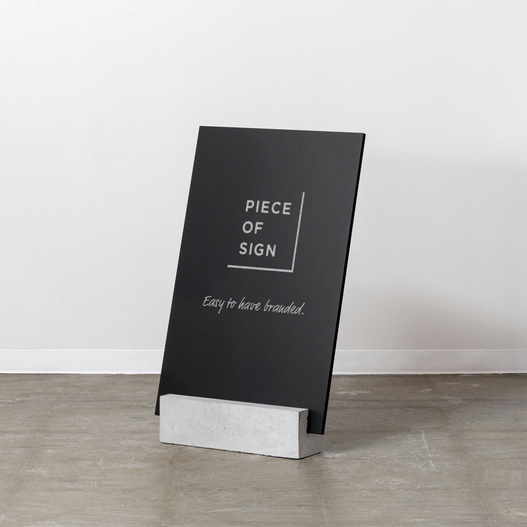 Block & Board Standing Sign - Large