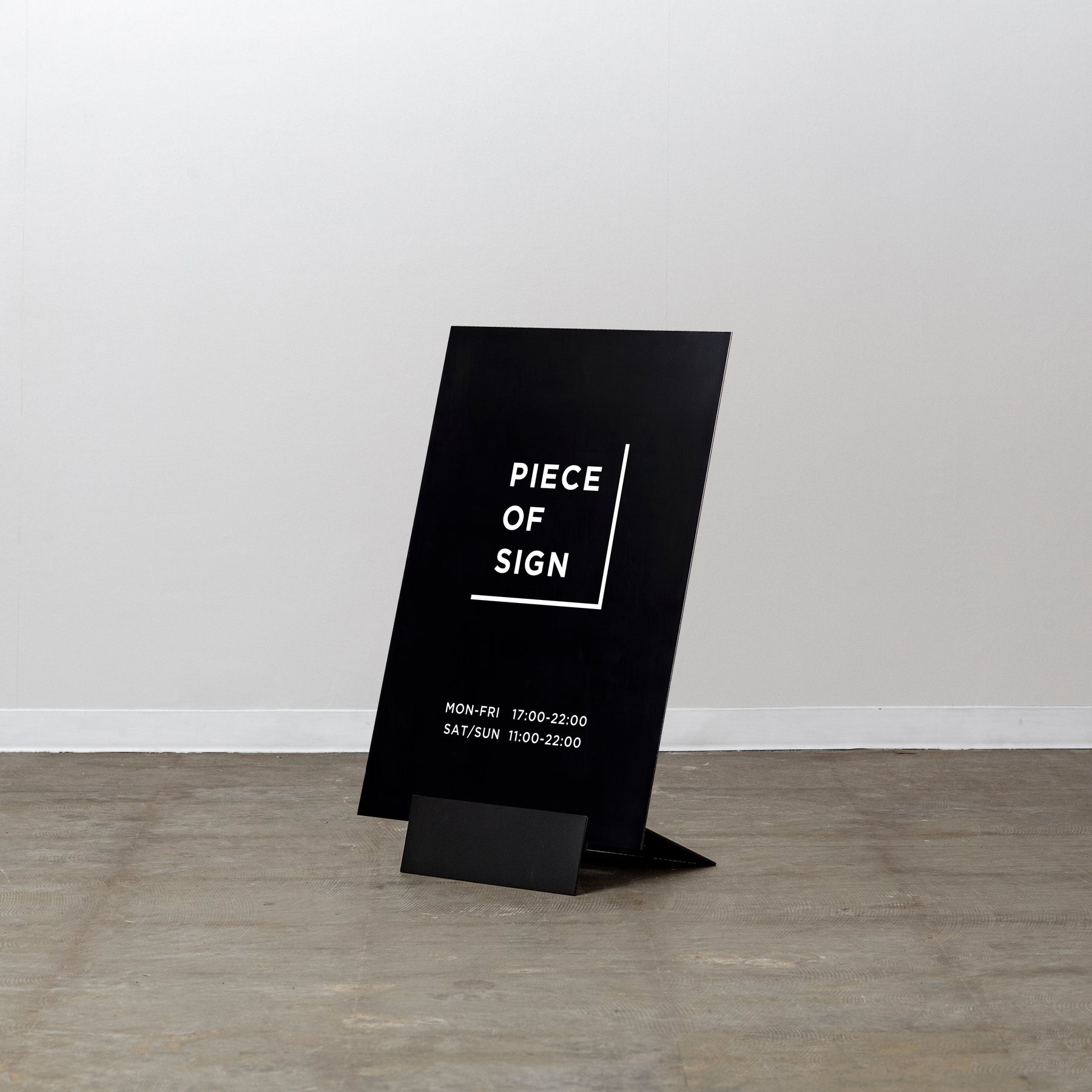 Minimal Base Standing Sign L-SIZE