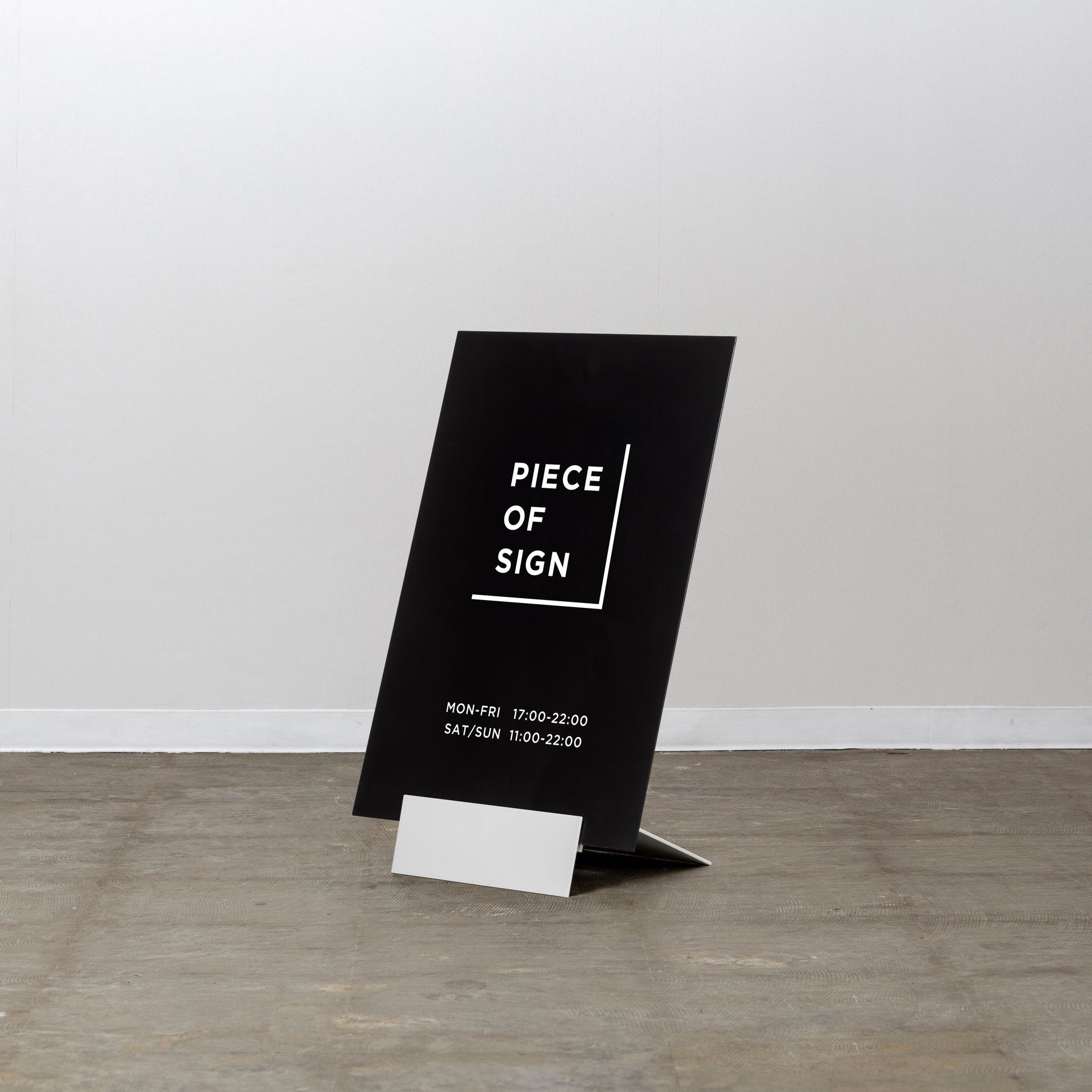 Minimal Base Standing Sign L-SIZE