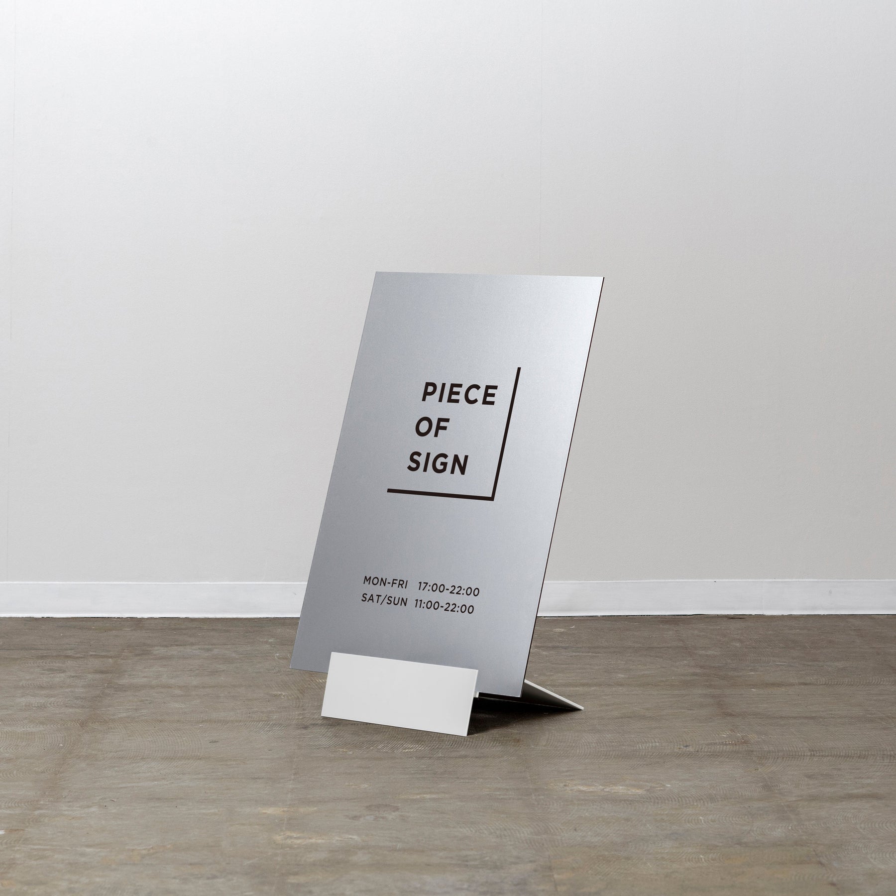 Minimal Base Standing Sign L-SIZE