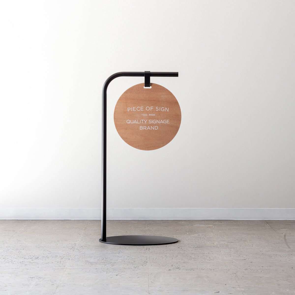 Rounded Sidewalk Sign - 12"