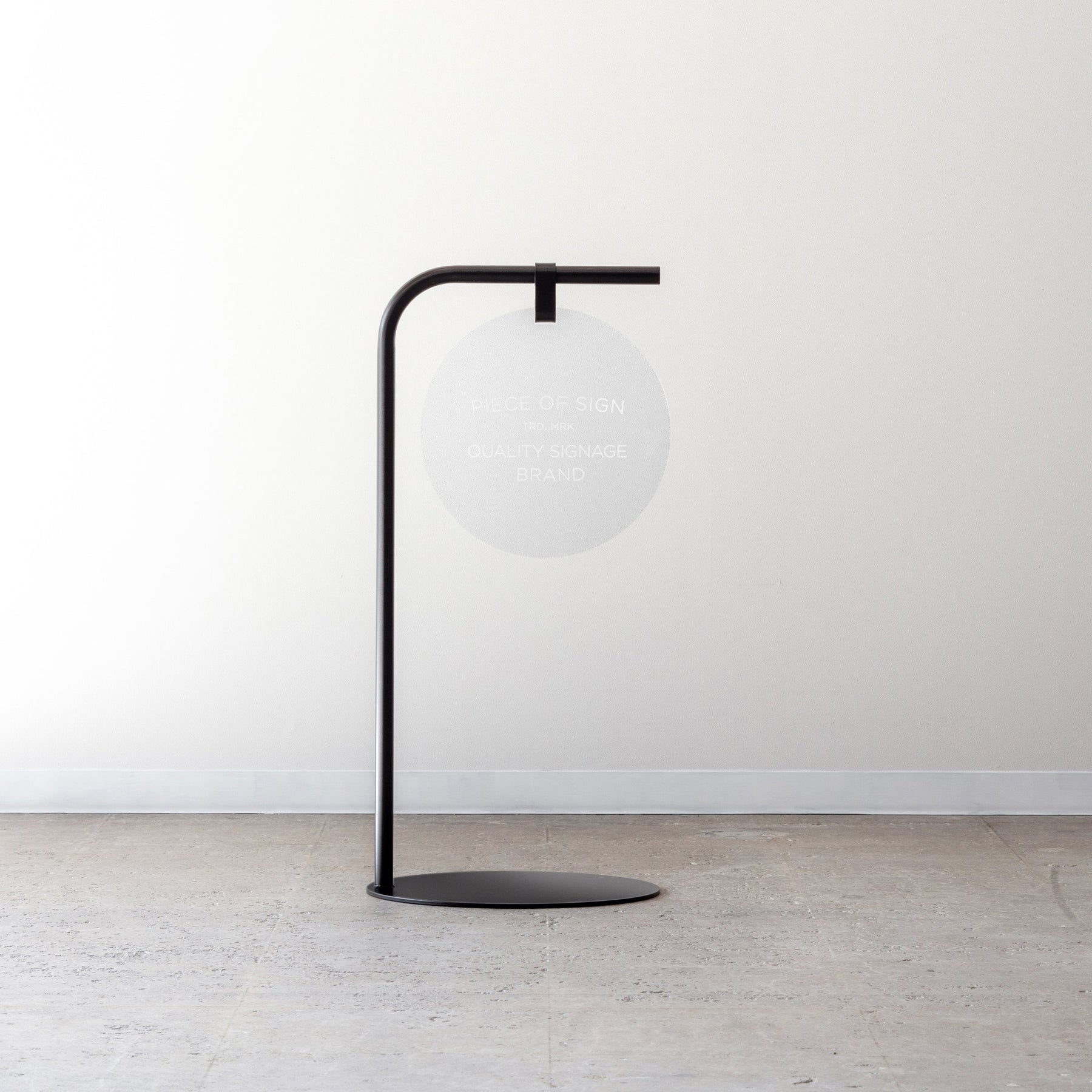 Rounded Sidewalk Sign - 12"